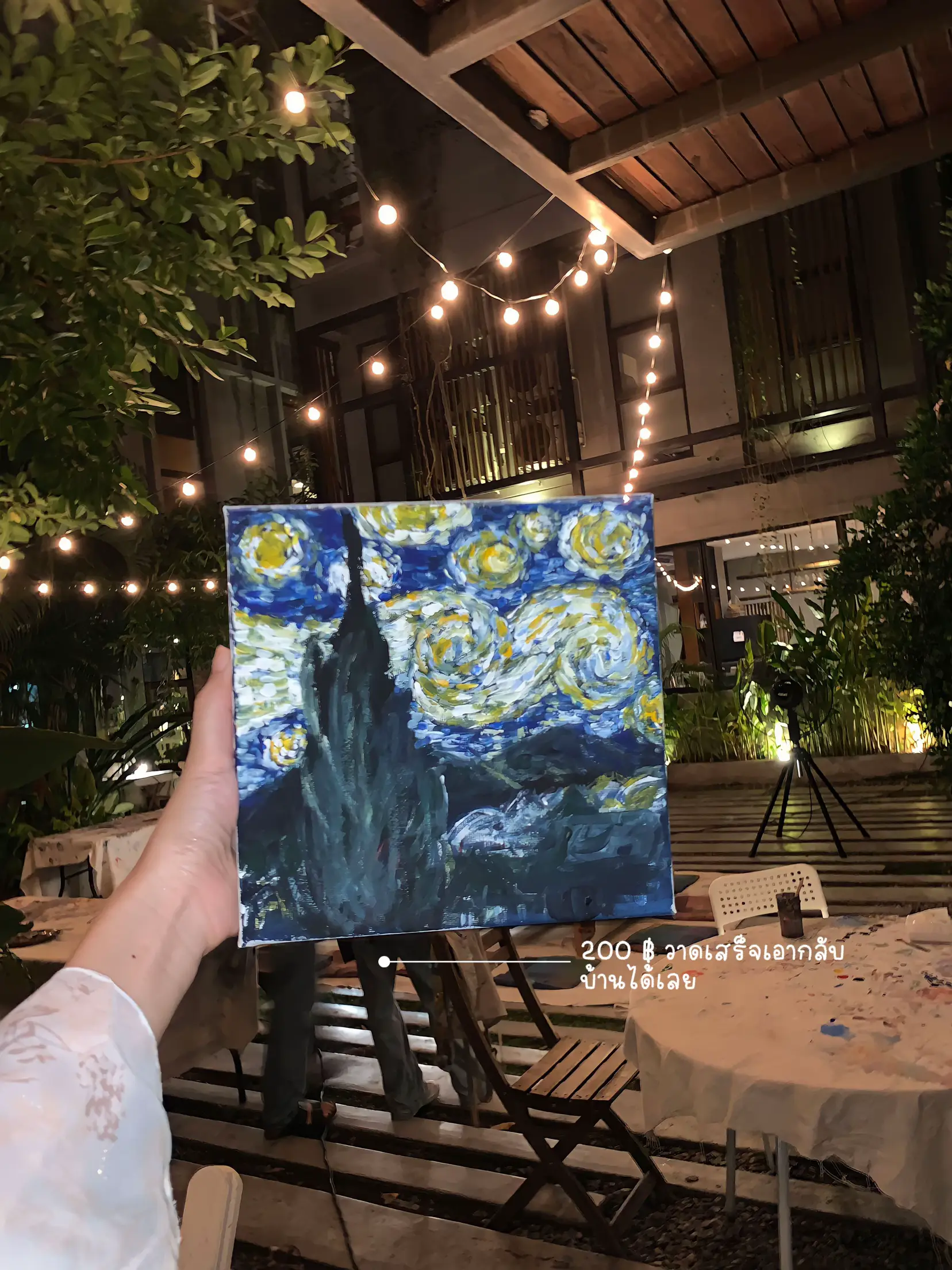 บรรยากาศ Tai Ban cafe-ใต้บ้าน ตอนกลางคืน 🪄 | แกลเลอรีที่โพสต์โดย Mild യ ...