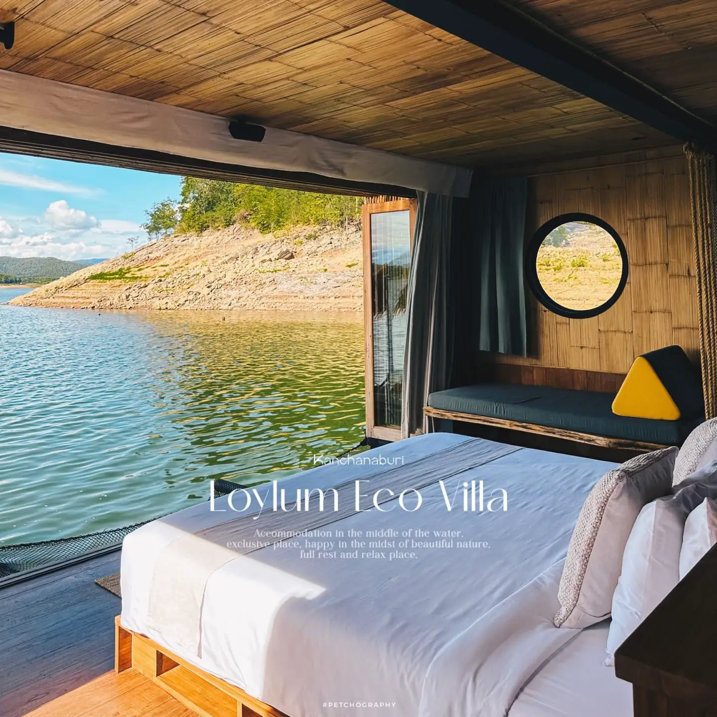 Kanchanaburi accommodation at vibes is very good. "Loire Eco Villa ...