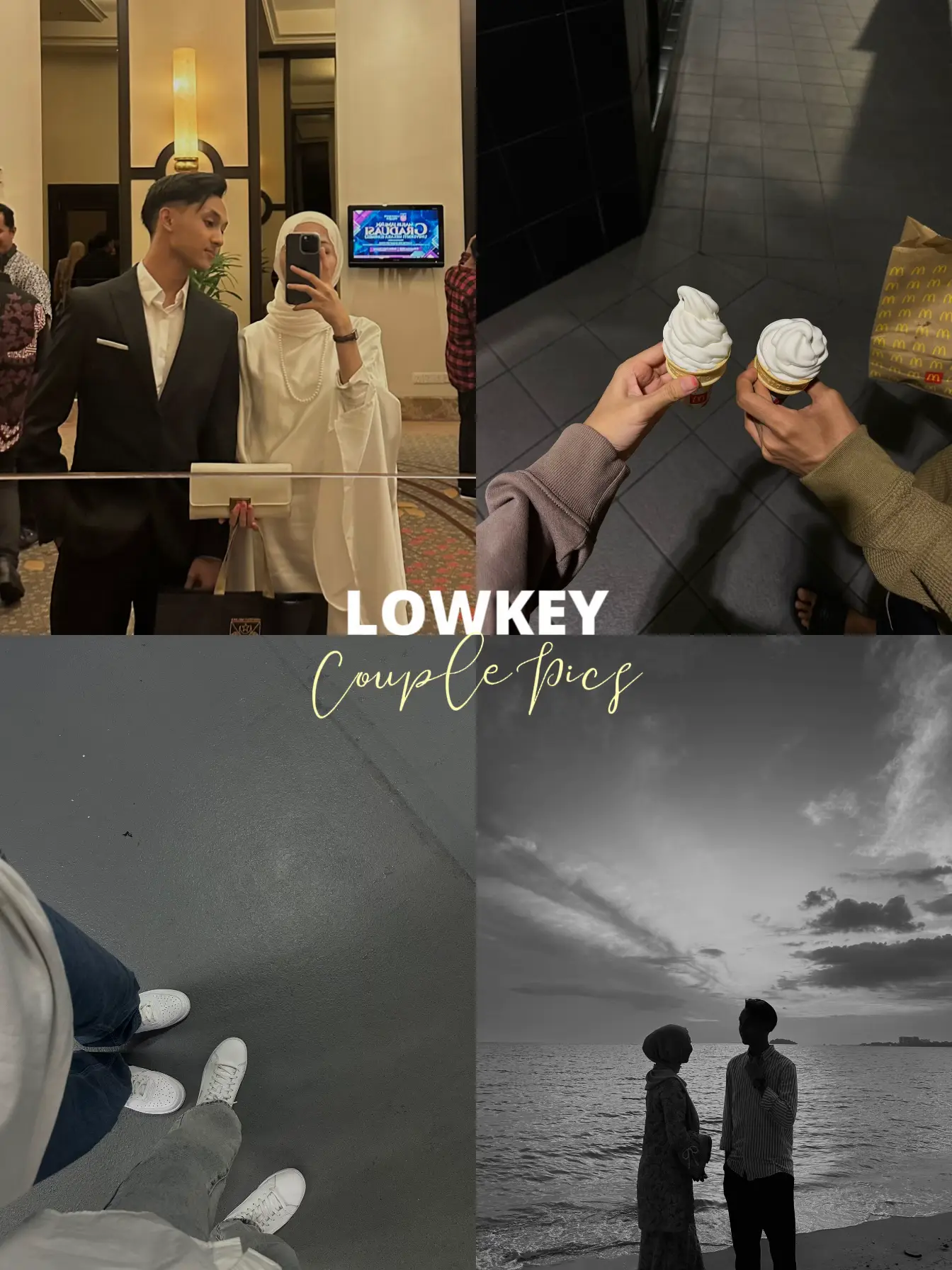 Lowkey couple photo ideas 📸 | แกลเลอรีที่โพสต์โดย anisnadrishaa | Lemon8