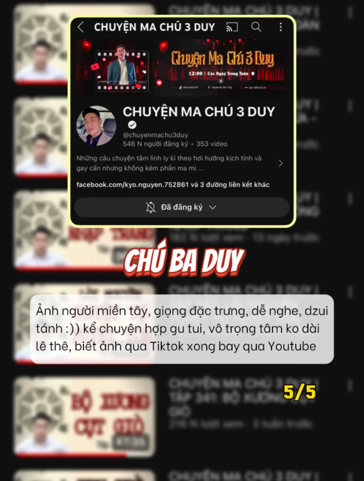 REVIEW 6 KÊNH KỂ CHUYỆN MA TUI XEM TRÊN YOUTUBE👻 | Bộ sưu tập do Hannie ...