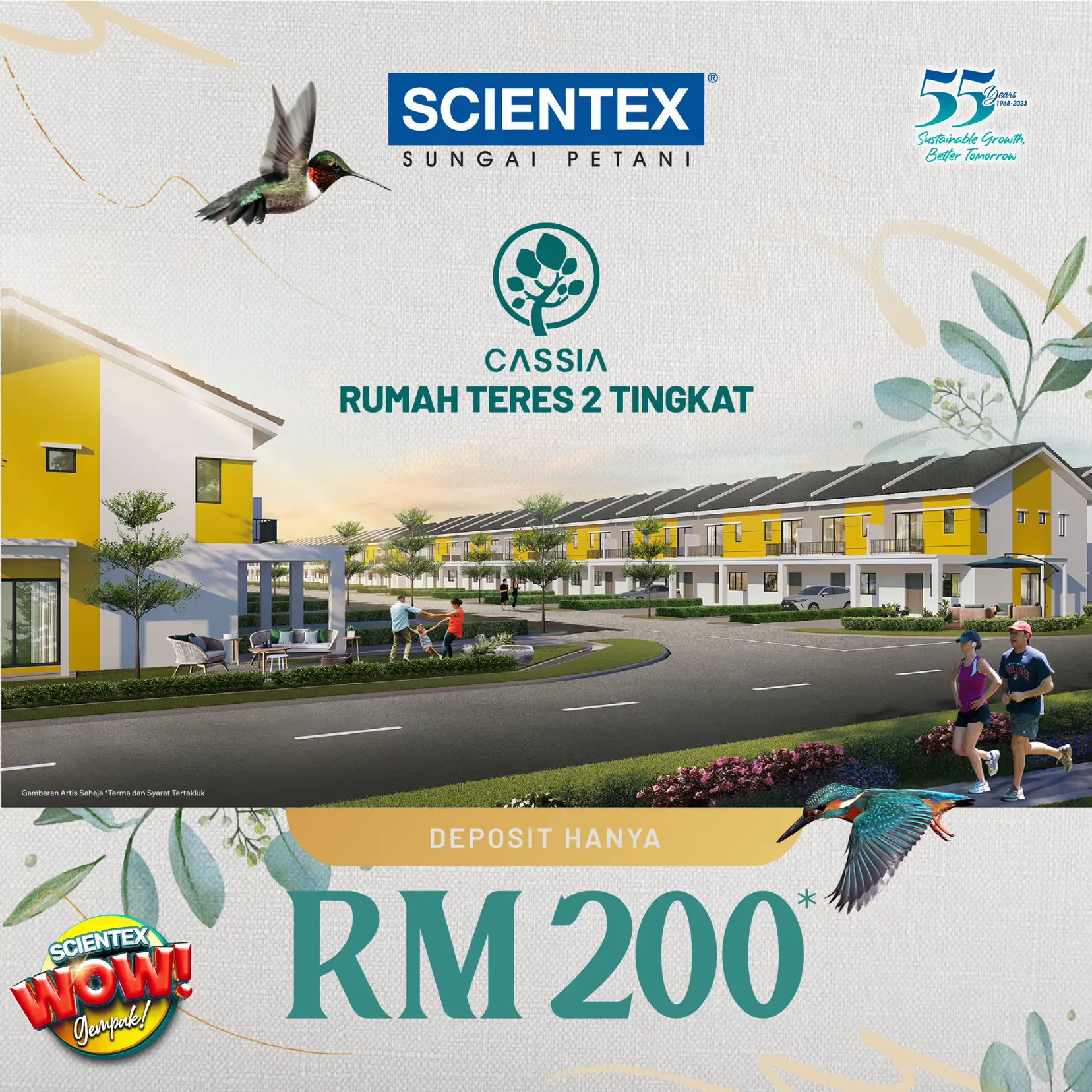 💥𝑾𝒐𝒘 𝑮𝒆𝒎𝒑𝒂𝒌💥 Bookin | Galeri disiarkan oleh Scientex SP | Lemon8