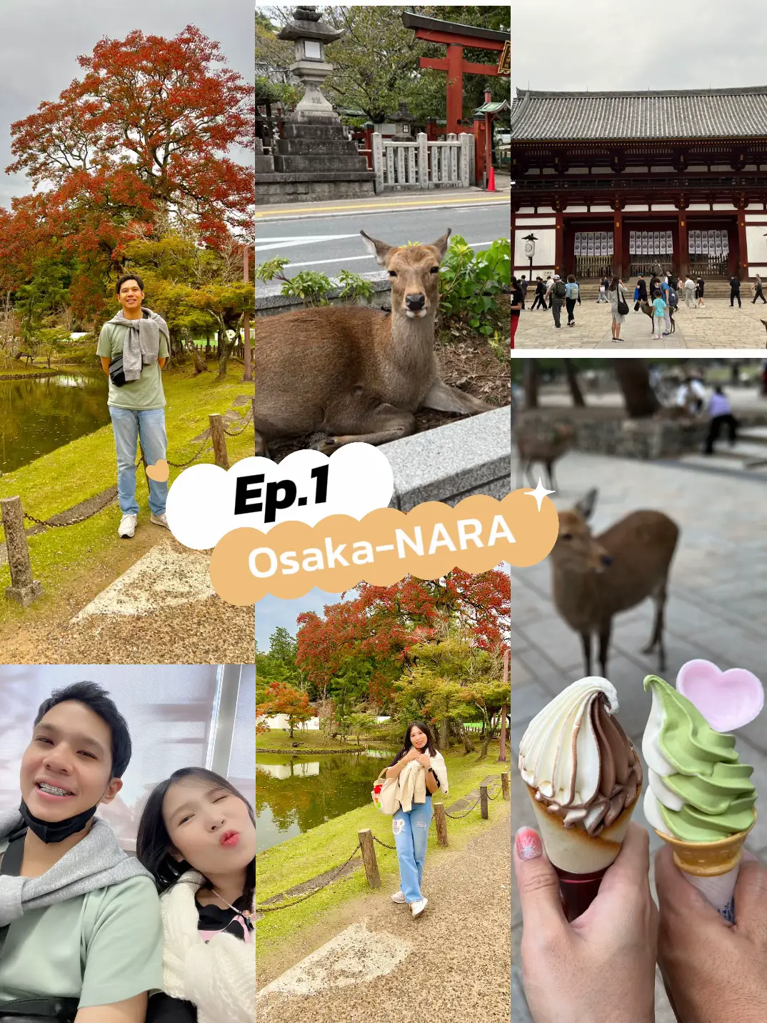 Ep.1 Day1 in Osaka road to NARA🦌🍦🍣🥃 | แกลเลอรีที่โพสต์โดย CartooN.™️k🌷 ...