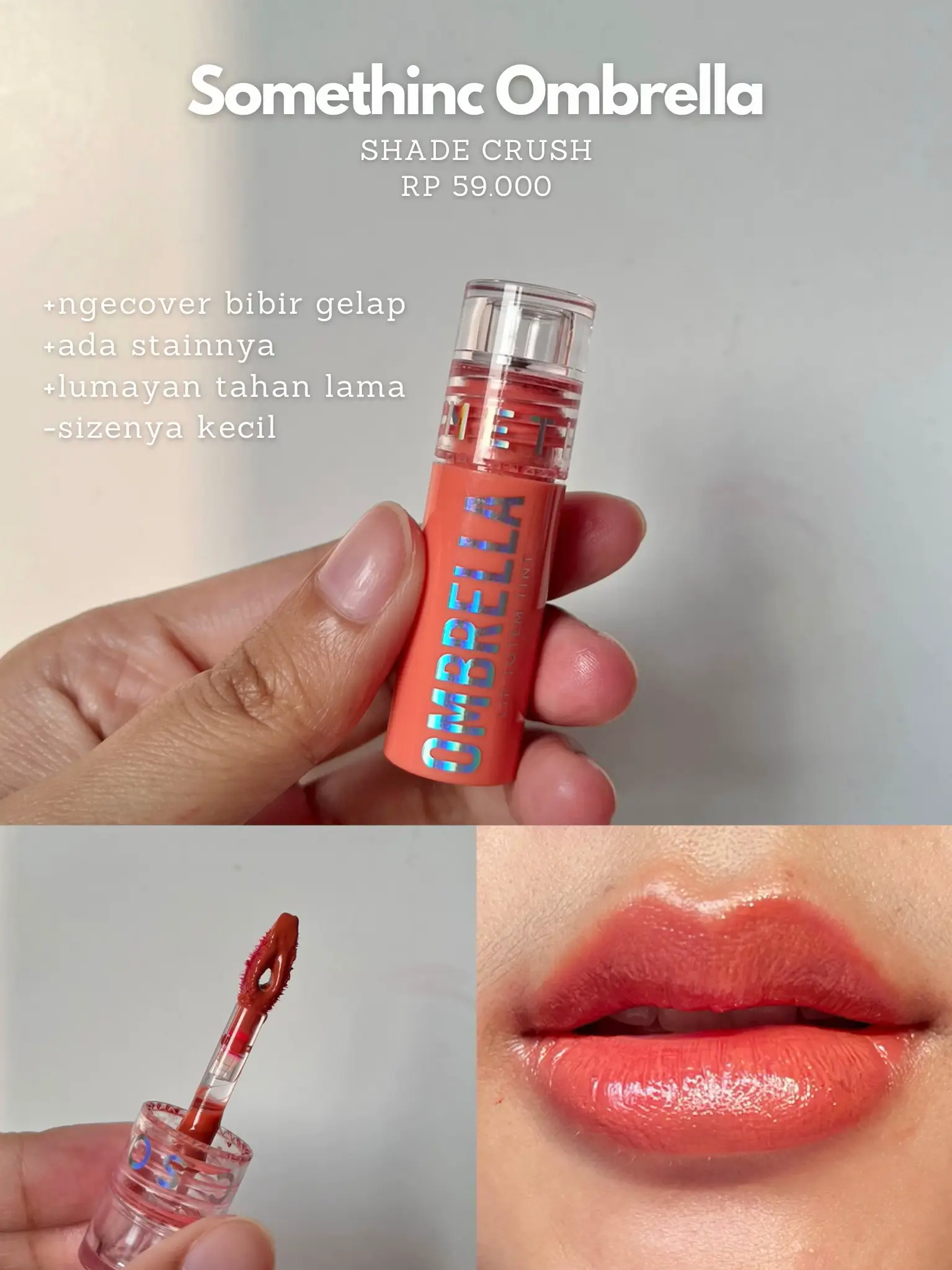 💋REKOMENDASI LIPTINT GLOSSY UNTUK BIBIR GELAP💋 | Galeri diposting oleh eris wretikan | Lemon8
