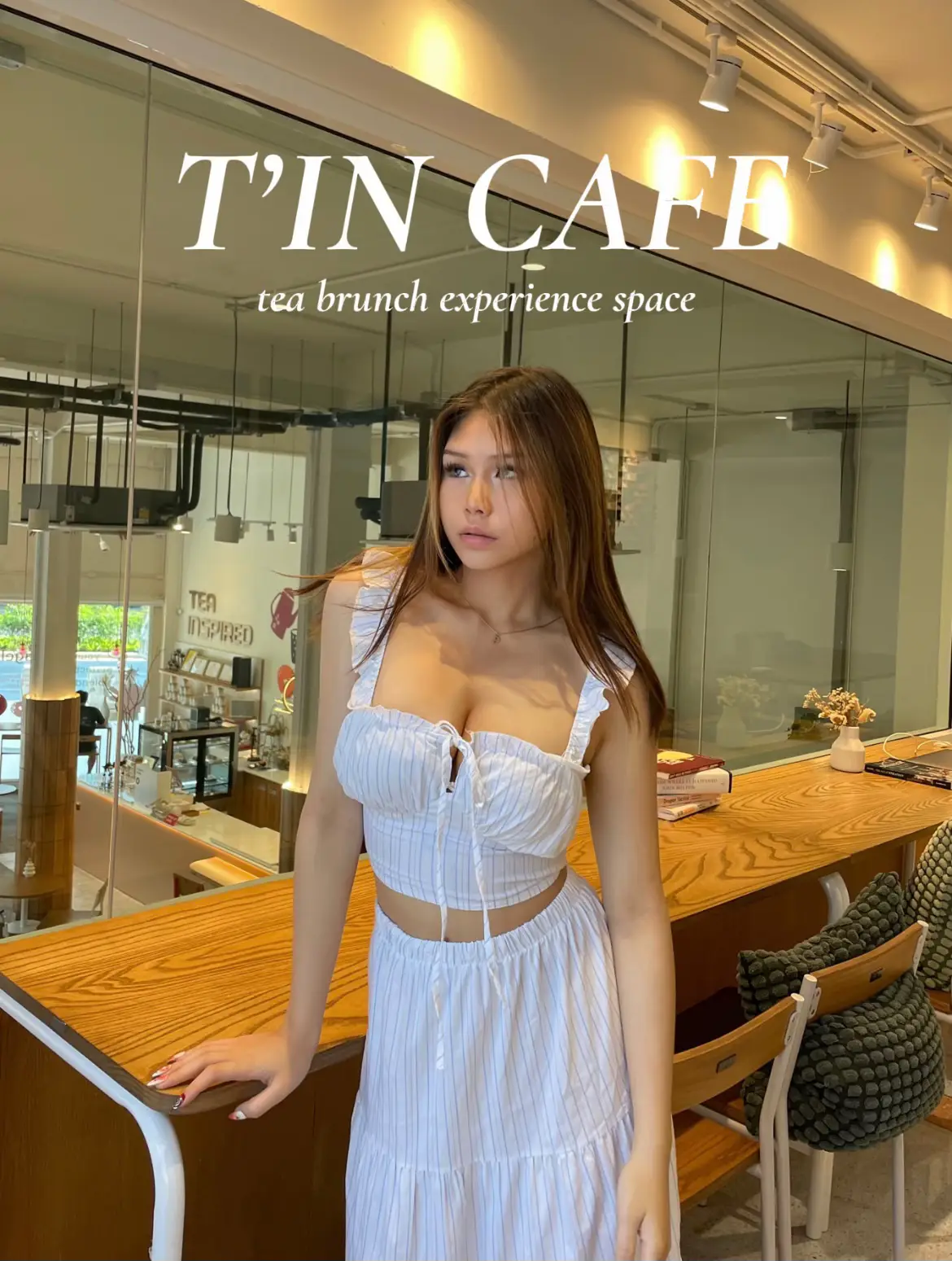 T’IN CAFE ☕️🥯 คาเฟ่เปิดใหม่ย่านลาดพร้าว | แกลเลอรีที่โพสต์โดย Panpan🐈‍⬛ | Lemon8