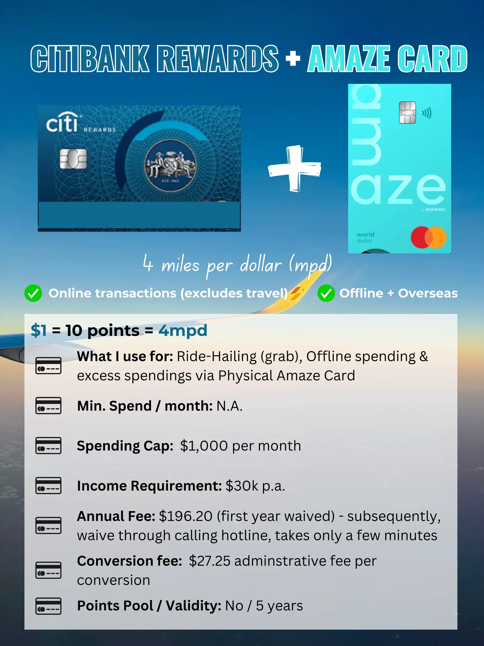 5 CREDIT CARDS to cover all spendings > 100k miles | Gallery posted by ...