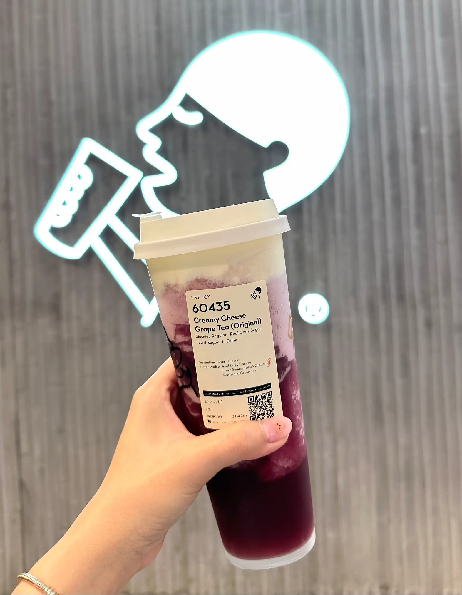 ชาองุ่นครีมชีสที่ต้องลองที่ Hey tea!! | แกลเลอรีที่โพสต์โดย nnisarath ...