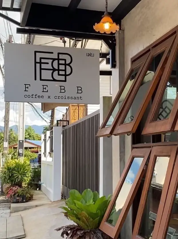 FEBB CAFE’ สวรรค์ของคนรักครัวซองด์ 🥐 | แกลเลอรีที่โพสต์โดย virinya story | Lemon8