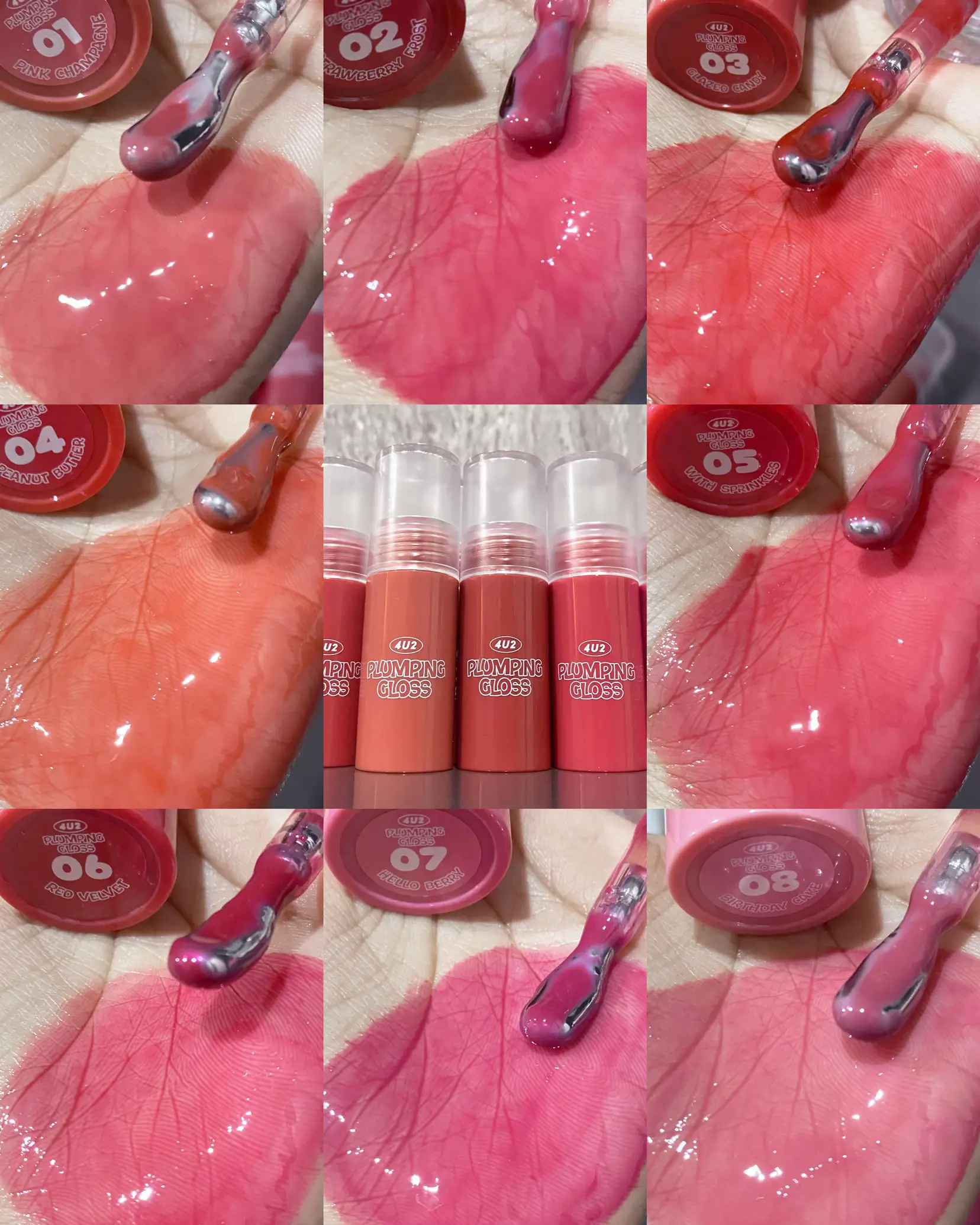 4u2 plumping gloss🍩 | แกลเลอรีที่โพสต์โดย May🫶🏻 | Lemon8