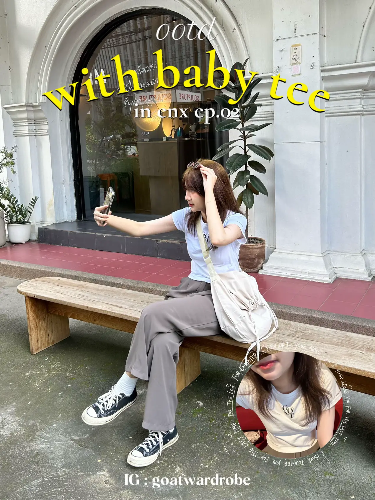 🫧ootd in cnx ep.02 (with) baby tee 🗯️ | แกลเลอรีที่โพสต์โดย dea’m | Lemon8