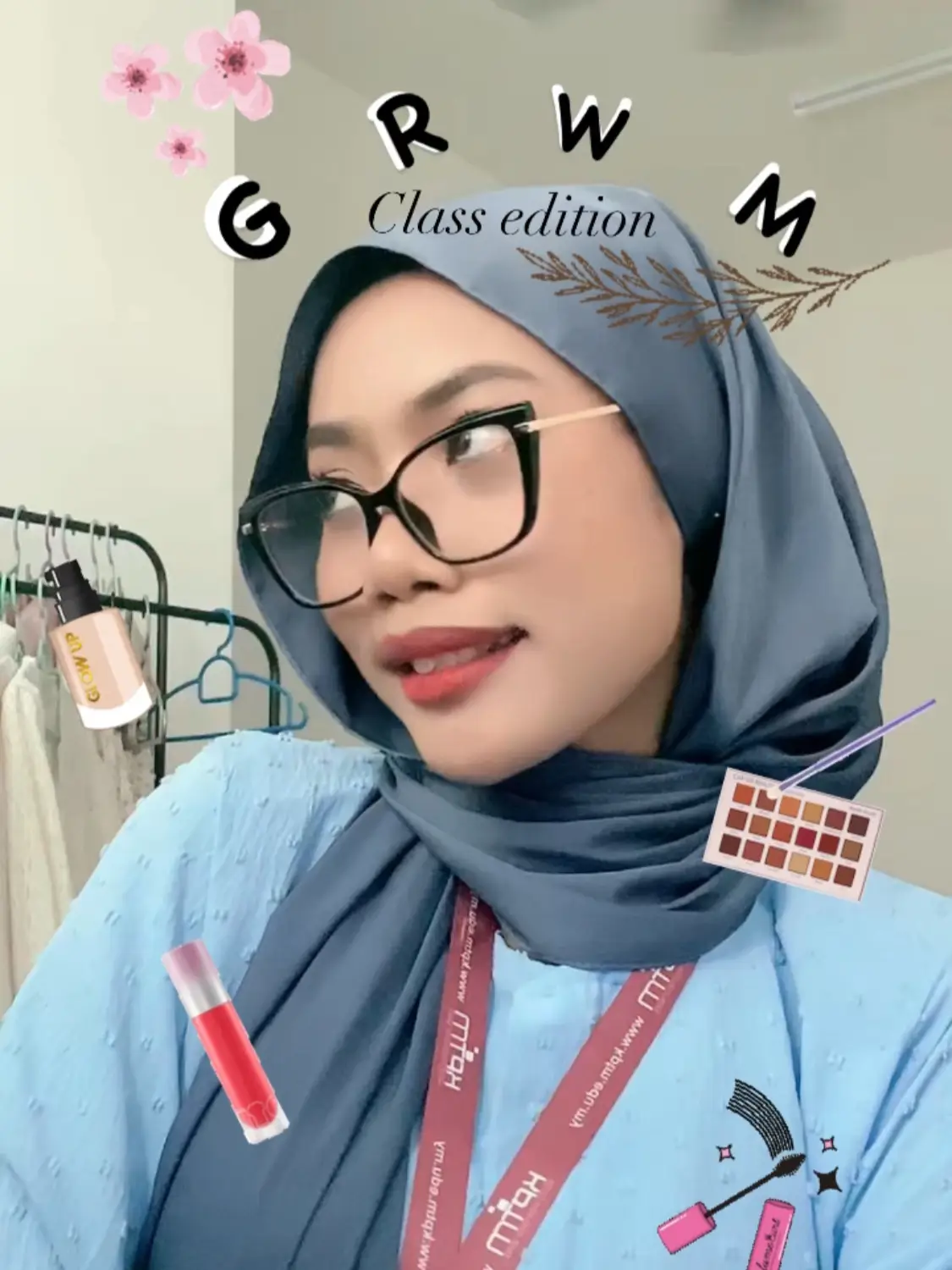 GRWM CLASS EDITION SIMPLE BUT NICE MAKE UP LOOK | วิดีโอที่เผยแพร่โดย Shasha ahmad | Lemon8