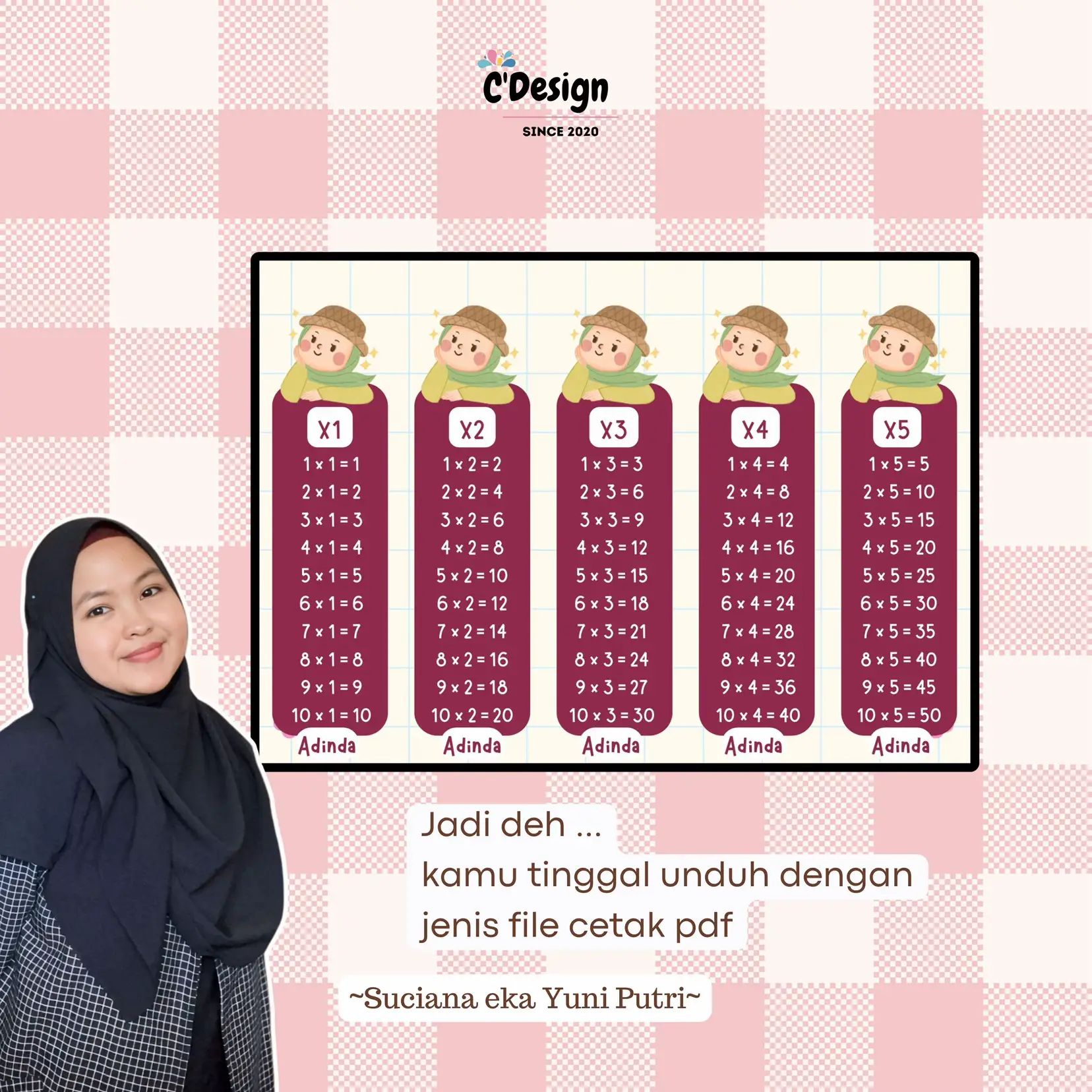 Bikin Flash Card Sendiri di Canva | Galeri diposting oleh Suciana Eka ...