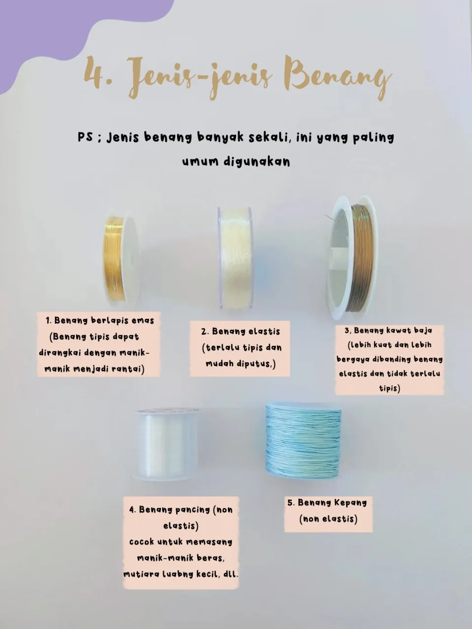 SAVE!! ALAT DAN BAHAN BUAT BIKIN GELANG BEADS 🤗 | Galeri diposting oleh ...