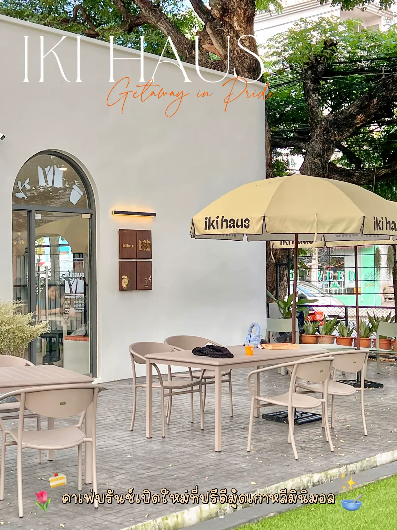 ˖º🌷คาเฟ่ brunch เปิดใหม่ที่ปรีดีมู้ดเกาหลีเกาใจน่ารักไม่ไหว🥣🌥️🌳 | แกลเลอรีที่โพสต์โดย Jabchaith ...