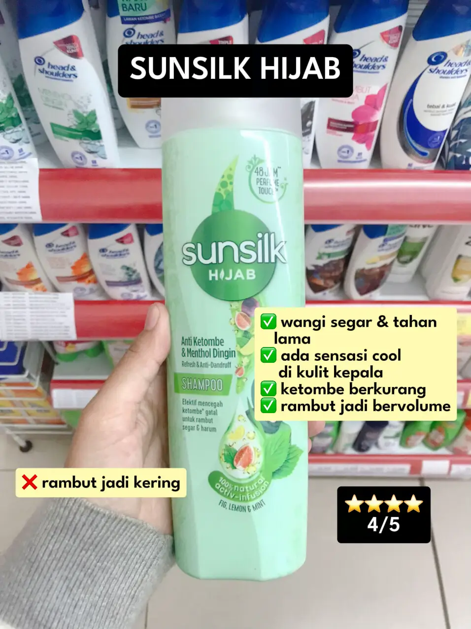 Rekomendasi sampo anti rambut rontok edisi hijab | Galeri diposting ...