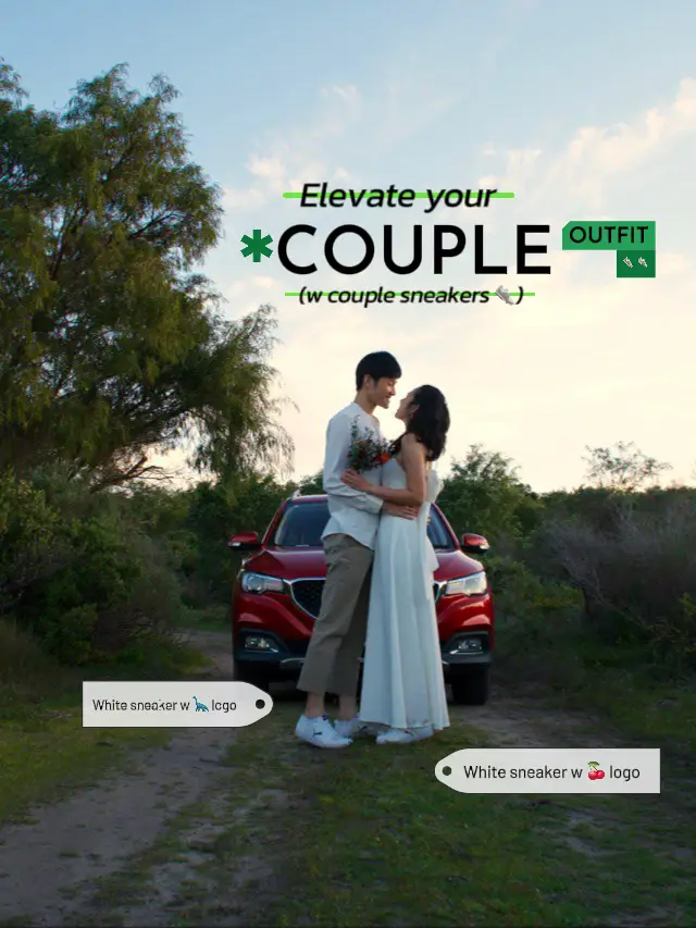 White leather sneaker