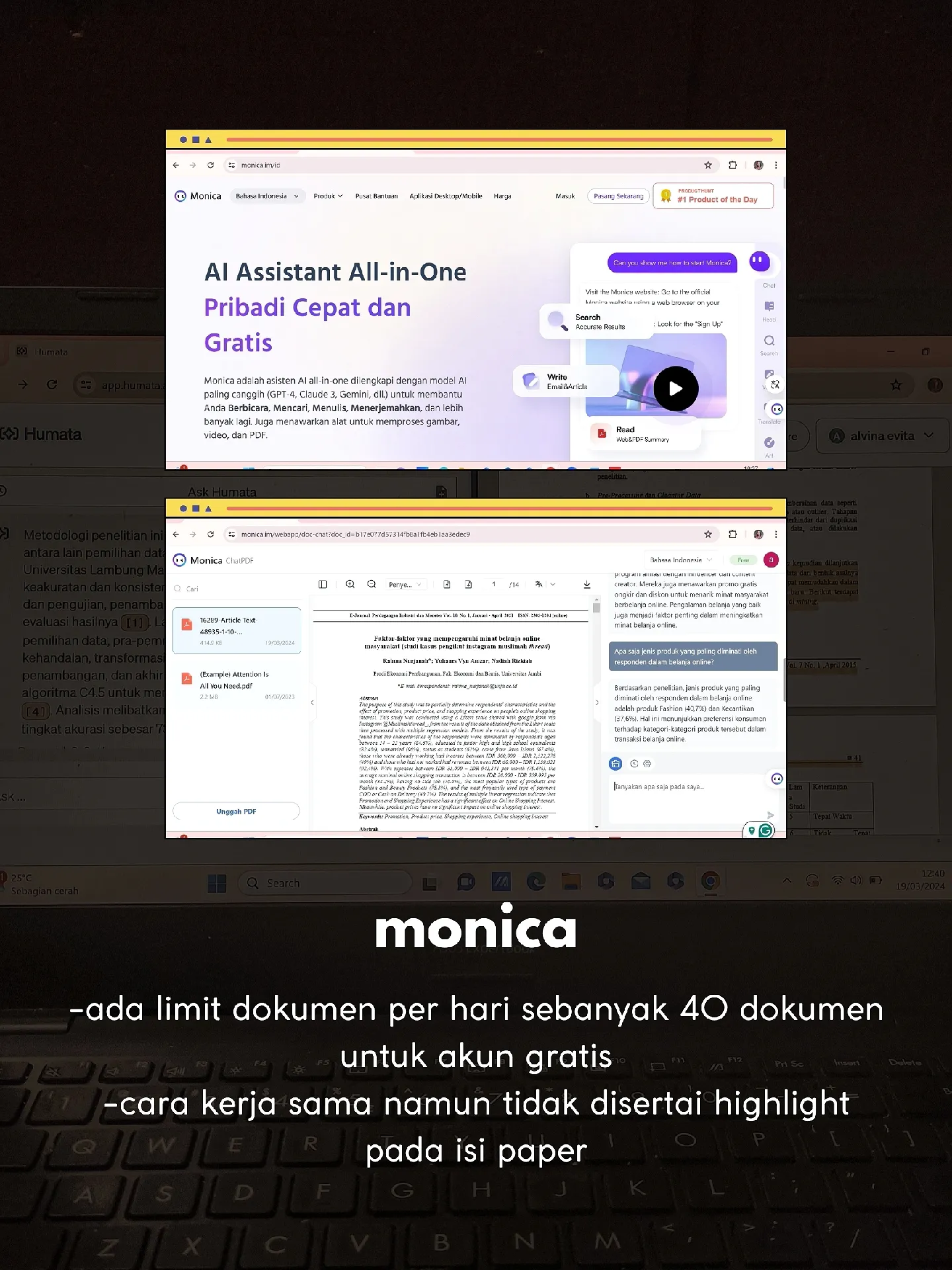 Review Jurnal Lebih Cepat Cuma Pakai AI🤩 | Galeri diposting oleh TaraStudies | Lemon8