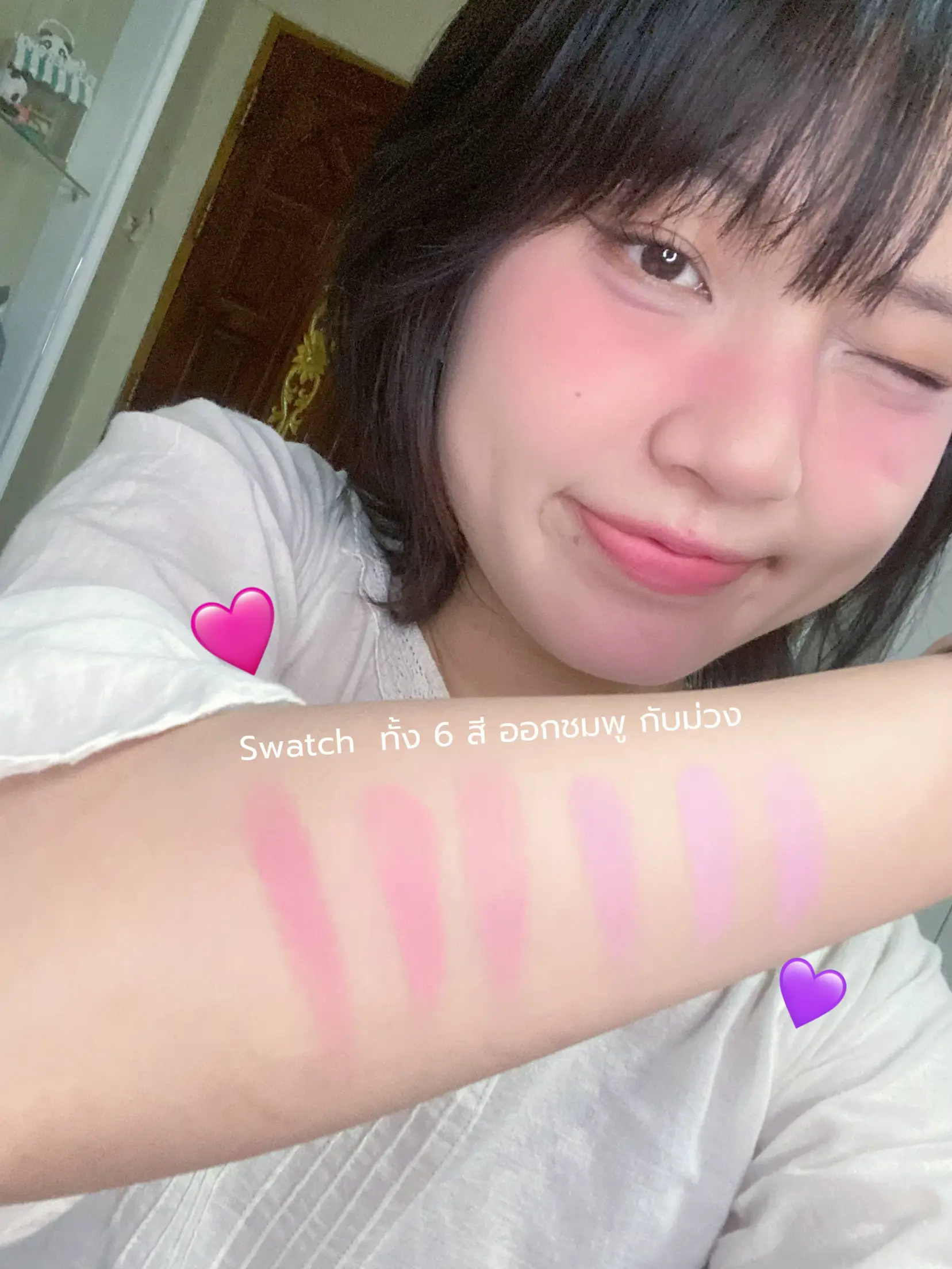 La Glace Blush On ฝุ่น 6 ช่อง | แกลเลอรีที่โพสต์โดย Mhew scy | Lemon8