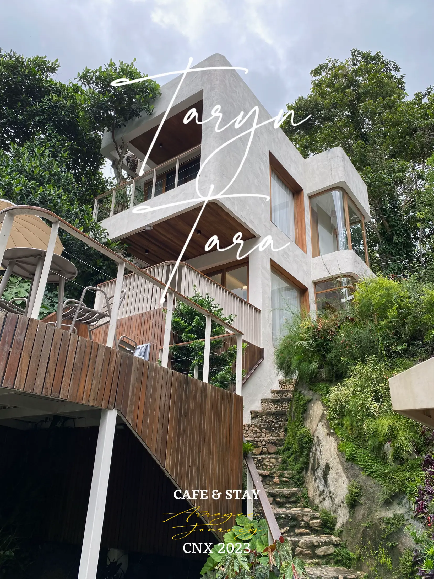 𝗧𝗮𝗿𝘆𝗻 𝗧𝗮𝗿𝗮 𝗖𝗮𝗳𝗲 𝗮𝗻𝗱 𝗦𝘁𝗮𝘆 🌿🌷 รีวิวที่พักแบบเหมาทั้งหลัง ⛰️🌳 | แกลเลอรี ...