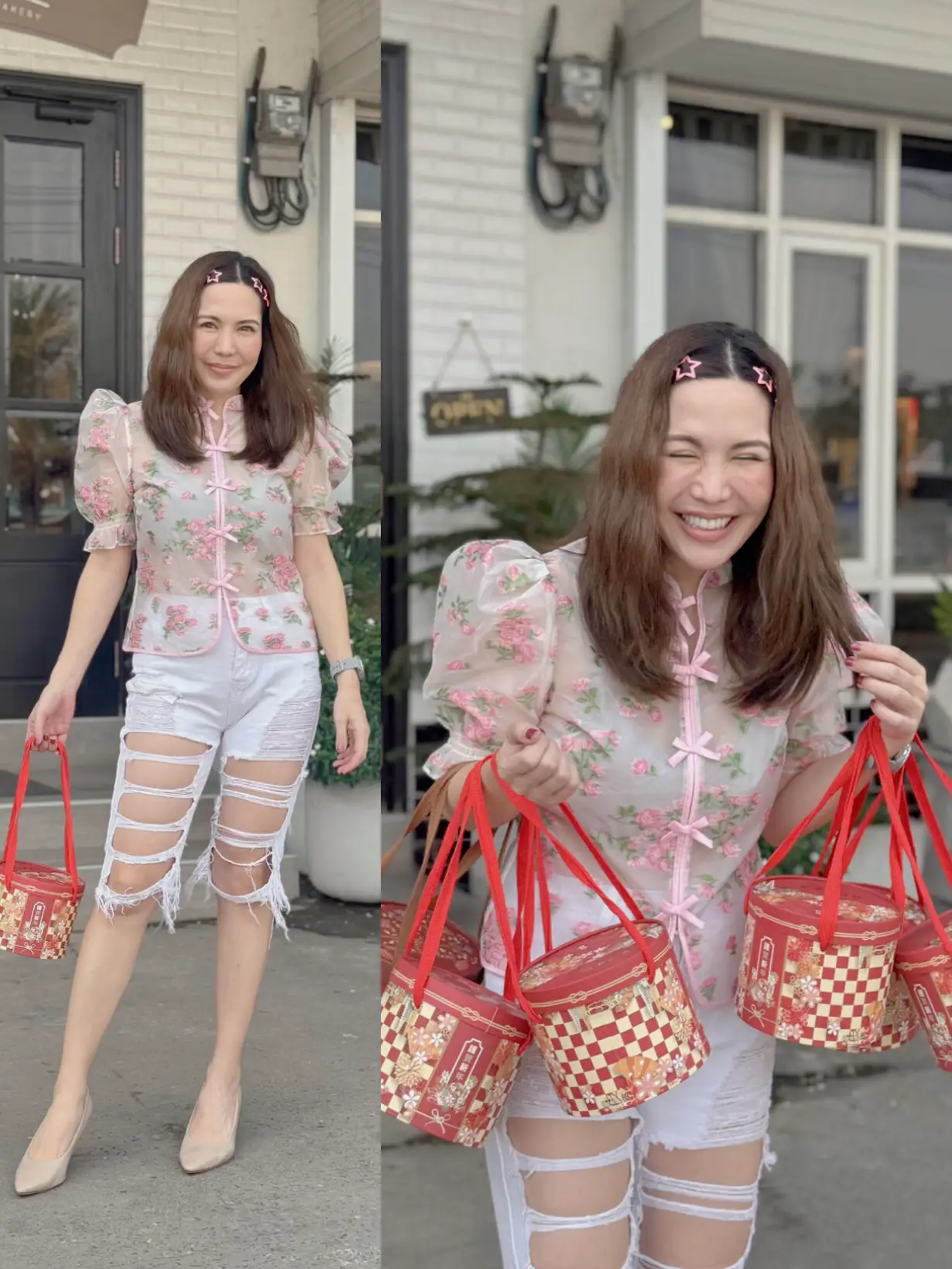 CHINESE OUTFIT ตรุษจีนแบบแบาๆ | แกลเลอรีที่โพสต์โดย Pream Sita | Lemon8