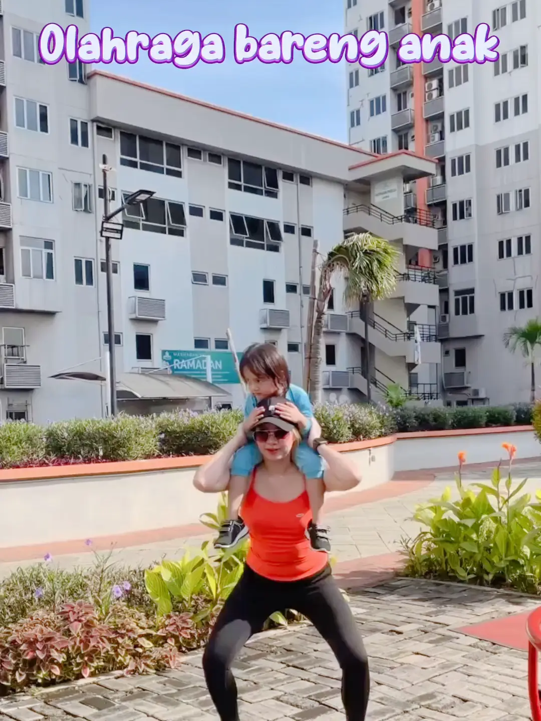 Olahraga bareng anak?! Siapa takut?! | Video published by Angelholic | Lemon8