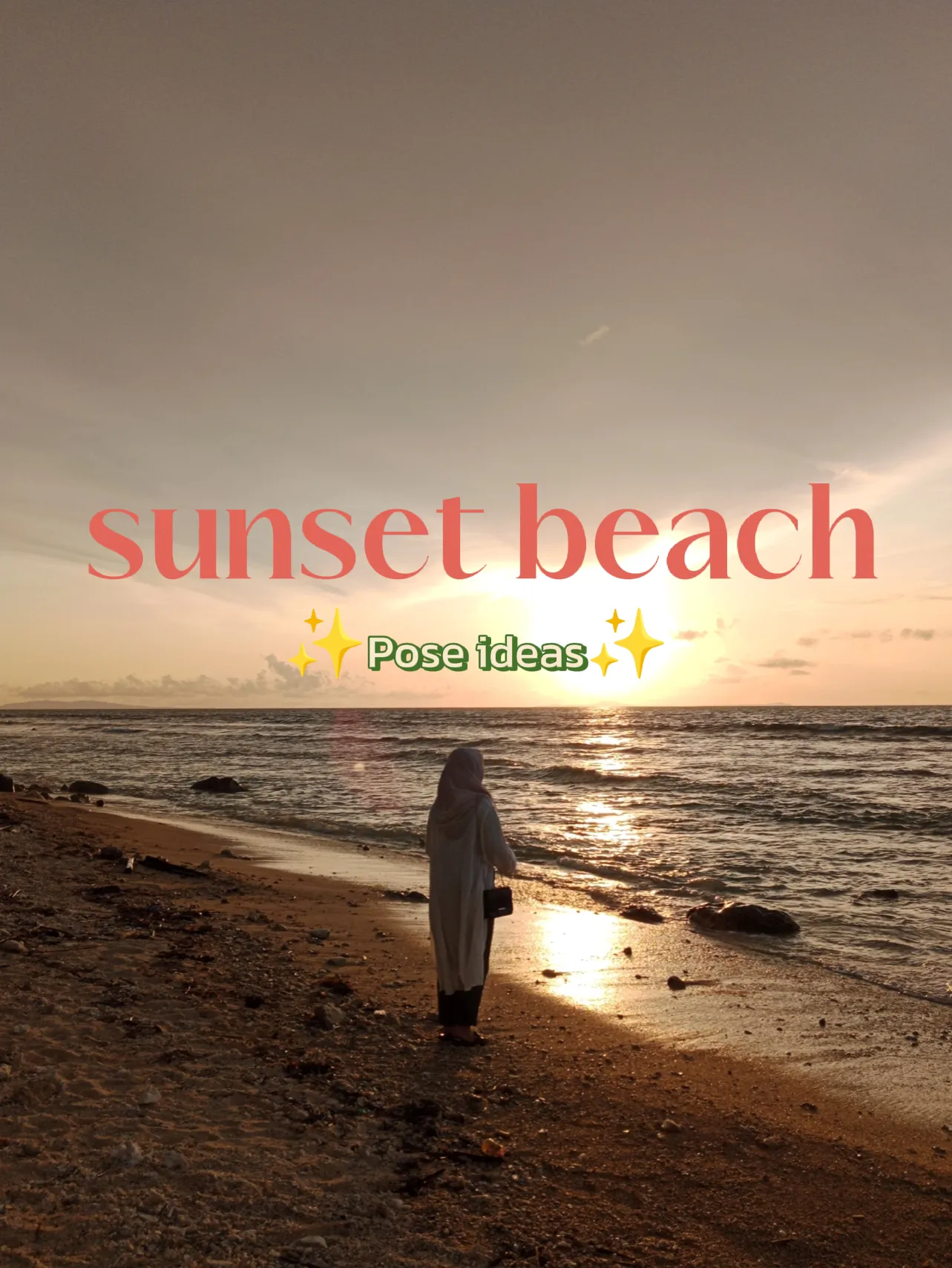sunset beach | Galeri diposting oleh haniaa_ | Lemon8