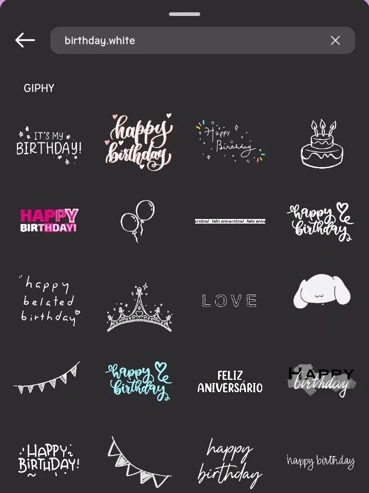 แชร์ไอเดีย Gif ig story | Happy Birthday 🎀🧸💐 | แกลเลอรีที่โพสต์โดย มป ...