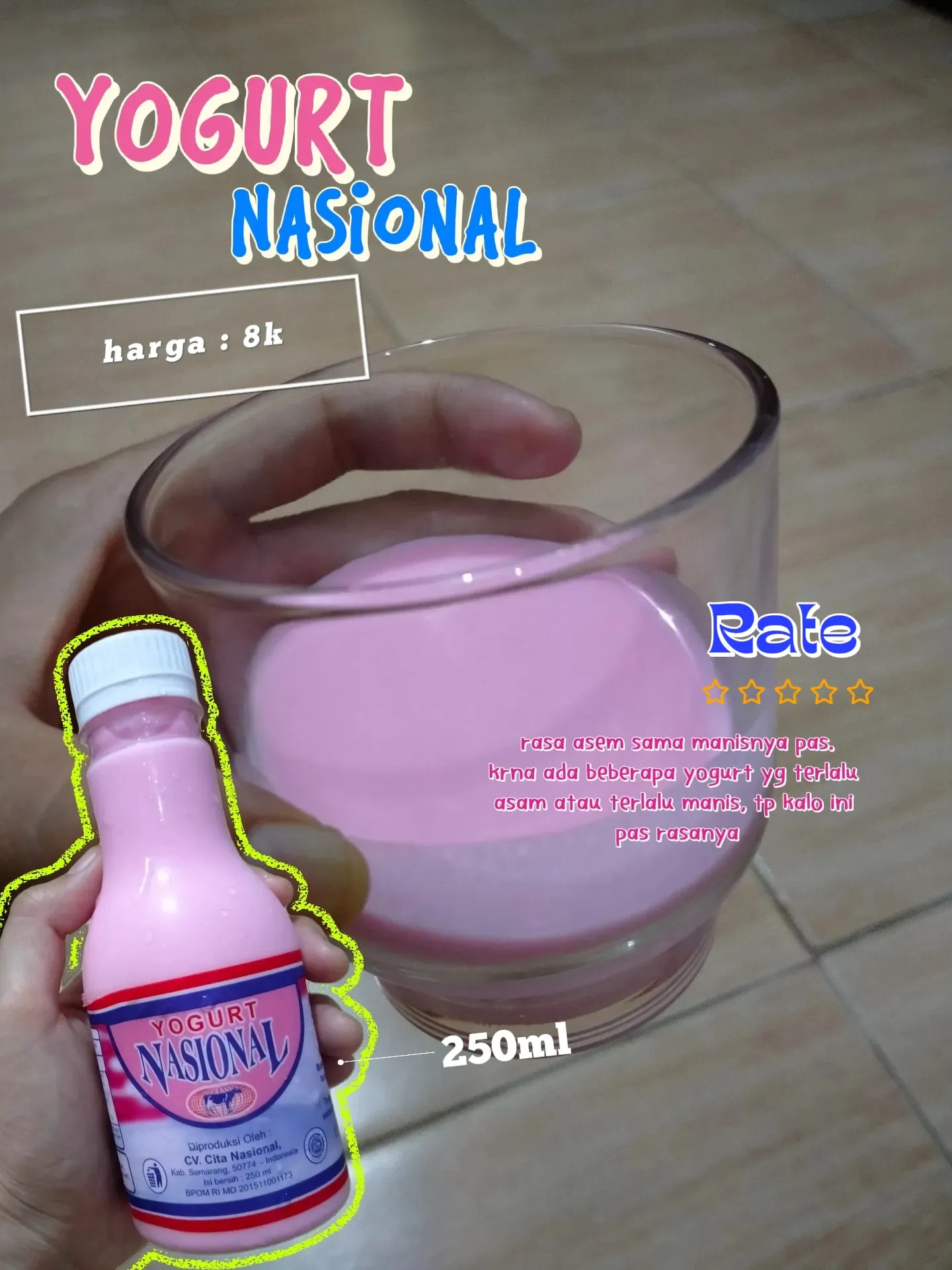 YOGURT NYA SUSU MURNI NASIONAL ! | Galeri diposting oleh joyd | Lemon8