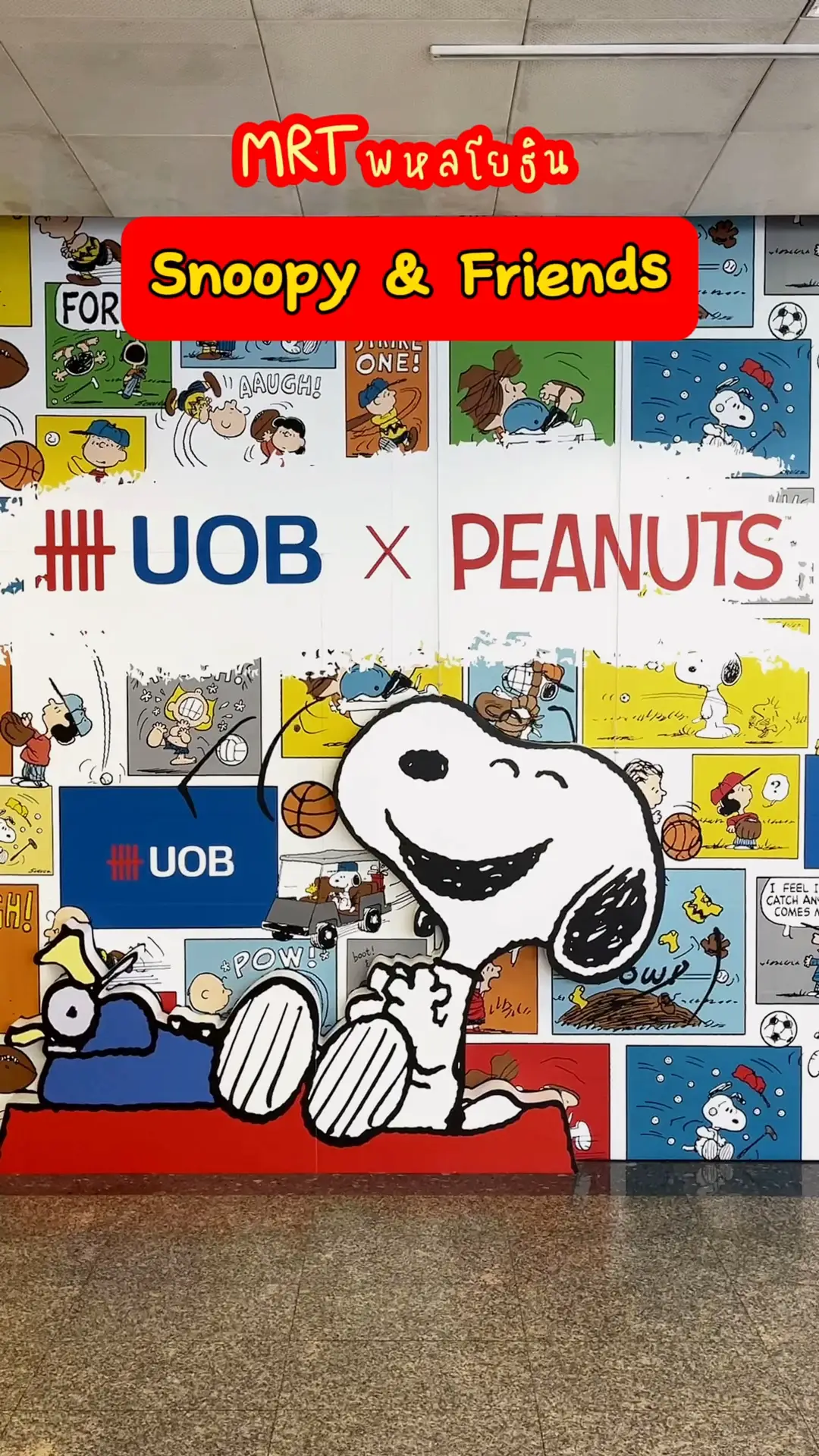 สาวกเจ้าตูบ Snoopy ห้ามพลาด! น้องบุก MRT พหลแล้ววว | วิดีโอที่เผยแพร่ ...