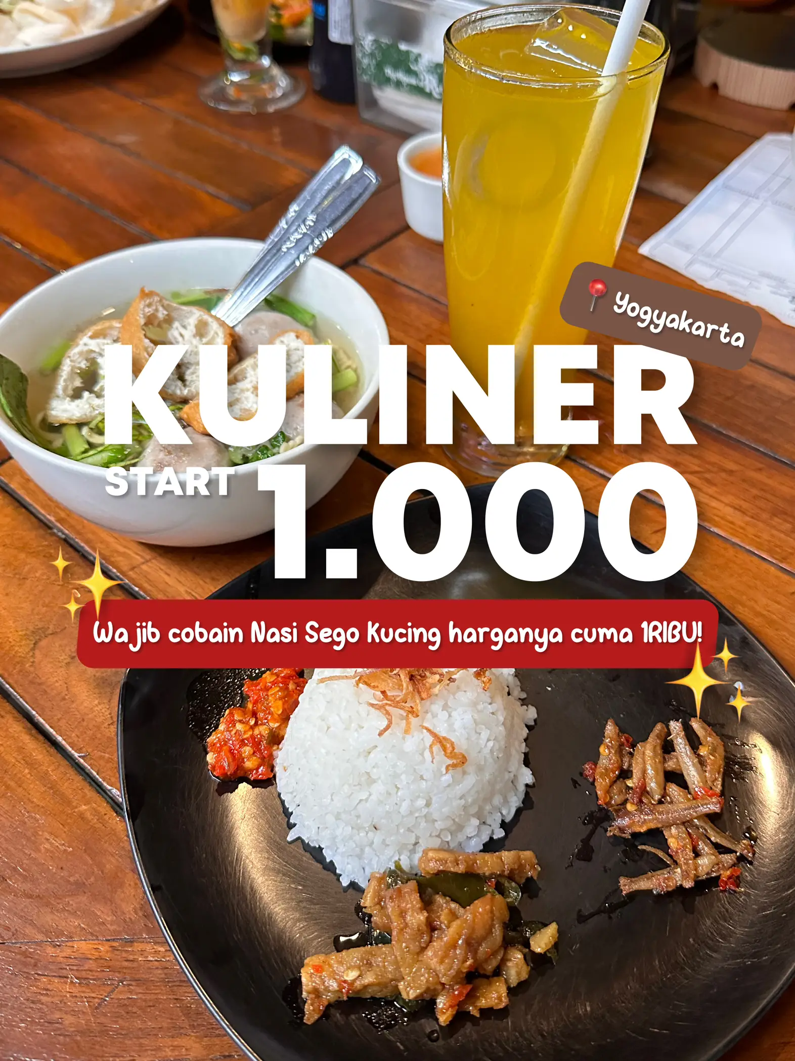 Cobain makan Nasi Sego Kucing cuma SERIBU Rupiah! | Galeri diposting oleh Johan Oka | Lemon8