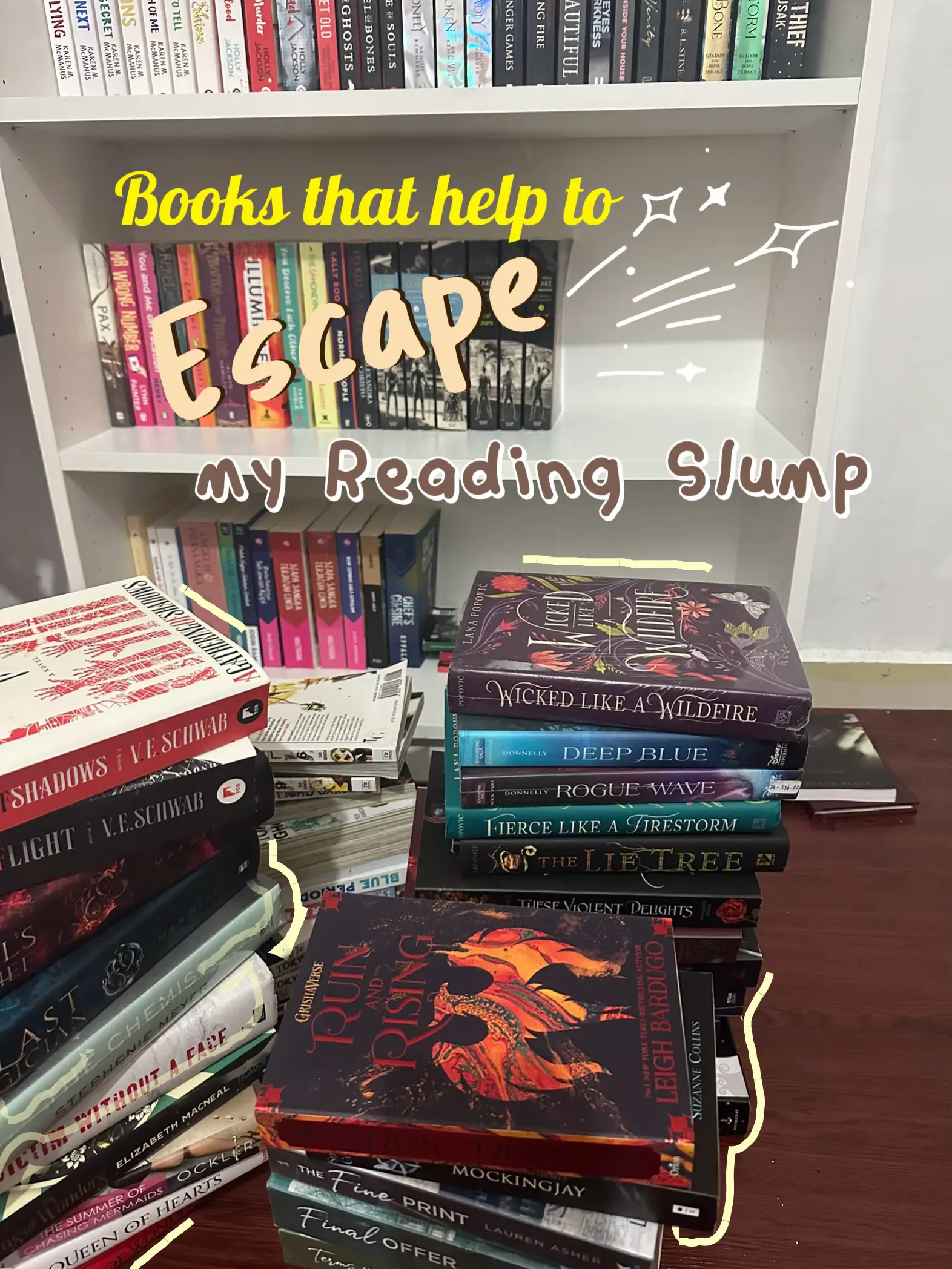 Books that beat my READING SLUMP! | Galeri disiarkan oleh Lea | Lemon8