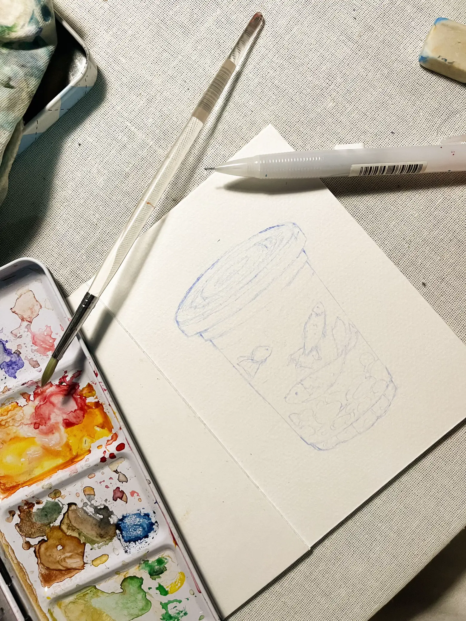 Fish in a cup | ว่าง เลย วาด | ep.3 | แกลเลอรีที่โพสต์โดย mobgo. | Lemon8