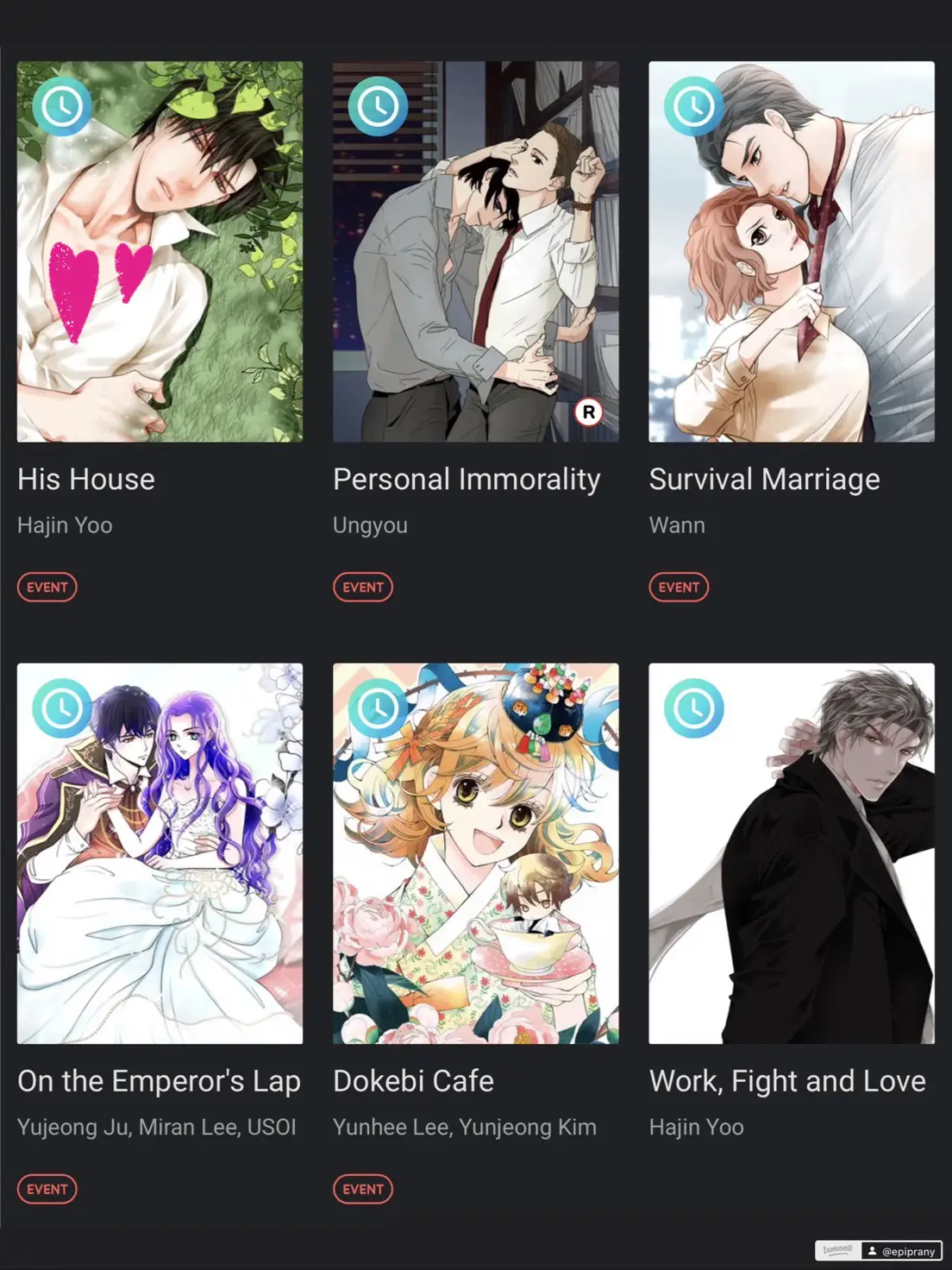 รวม! เรื่องอ่านฟรีทำให้หายเบื่อแน่นอนที่ LezhinComics | แกลเลอรีที่โพสต์โดย daxauce | Lemon8