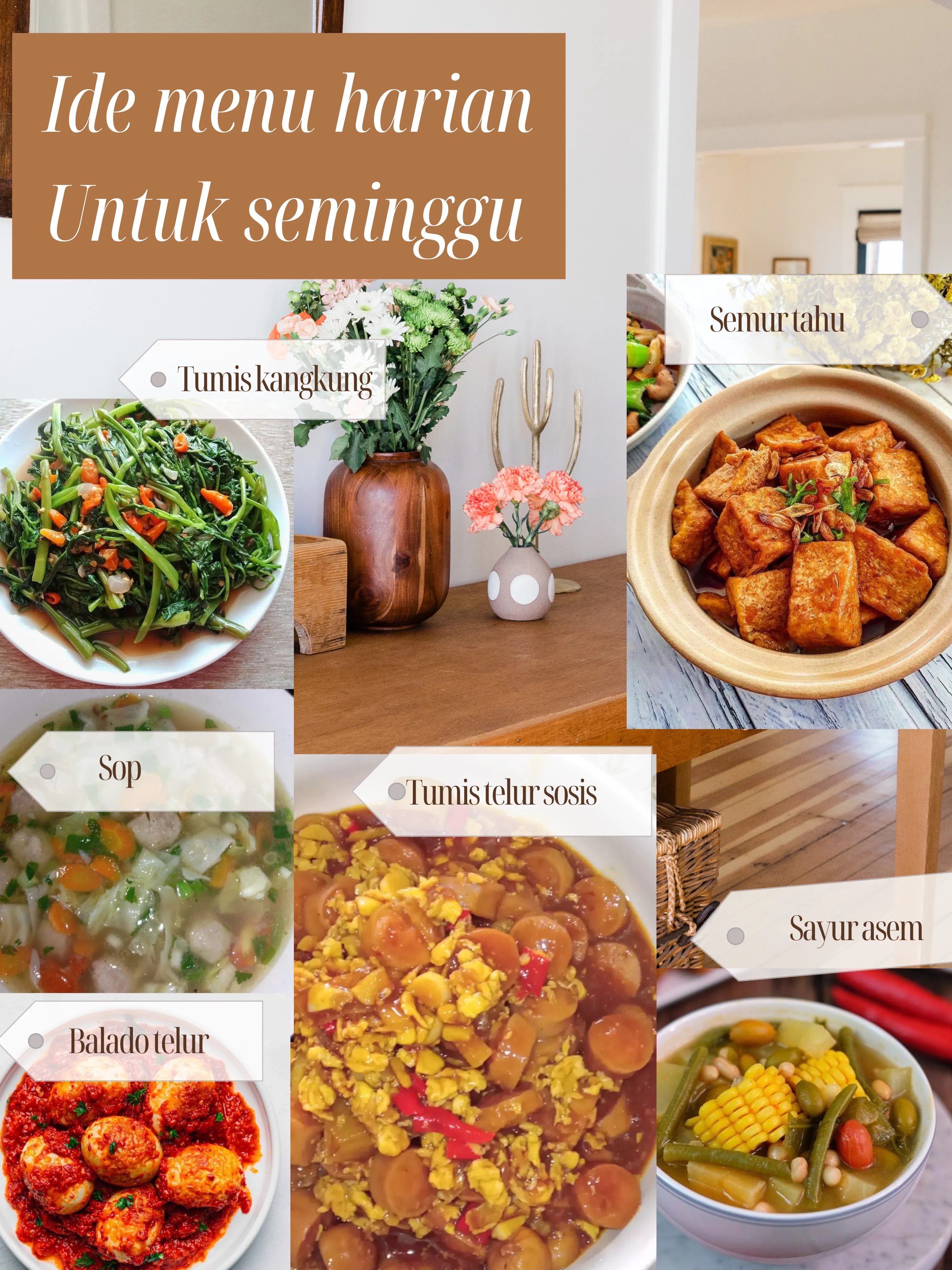 INSPIRASI MENU HARIAN UNTUK SEMINGGU | Galeri diposting oleh Ernalia Rosita | Lemon8
