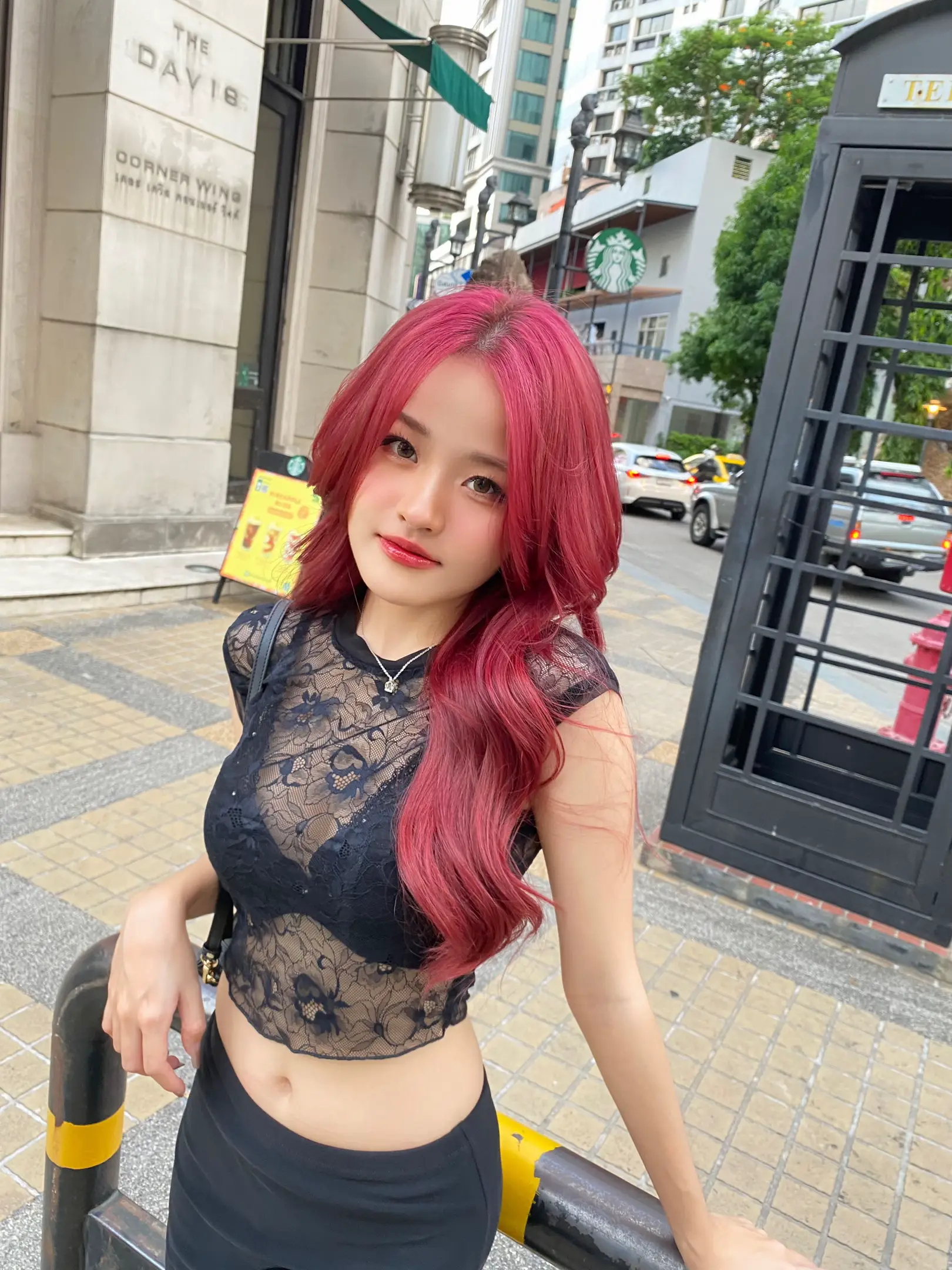 ย้อมผมสีแดงอมชมพูม่วงด้วยตัวเองไม่เกิน2XX ใครๆก็ทักว่าเริ่ด!! | แกลเลอรีที่โพสต์โดย シ | Lemon8