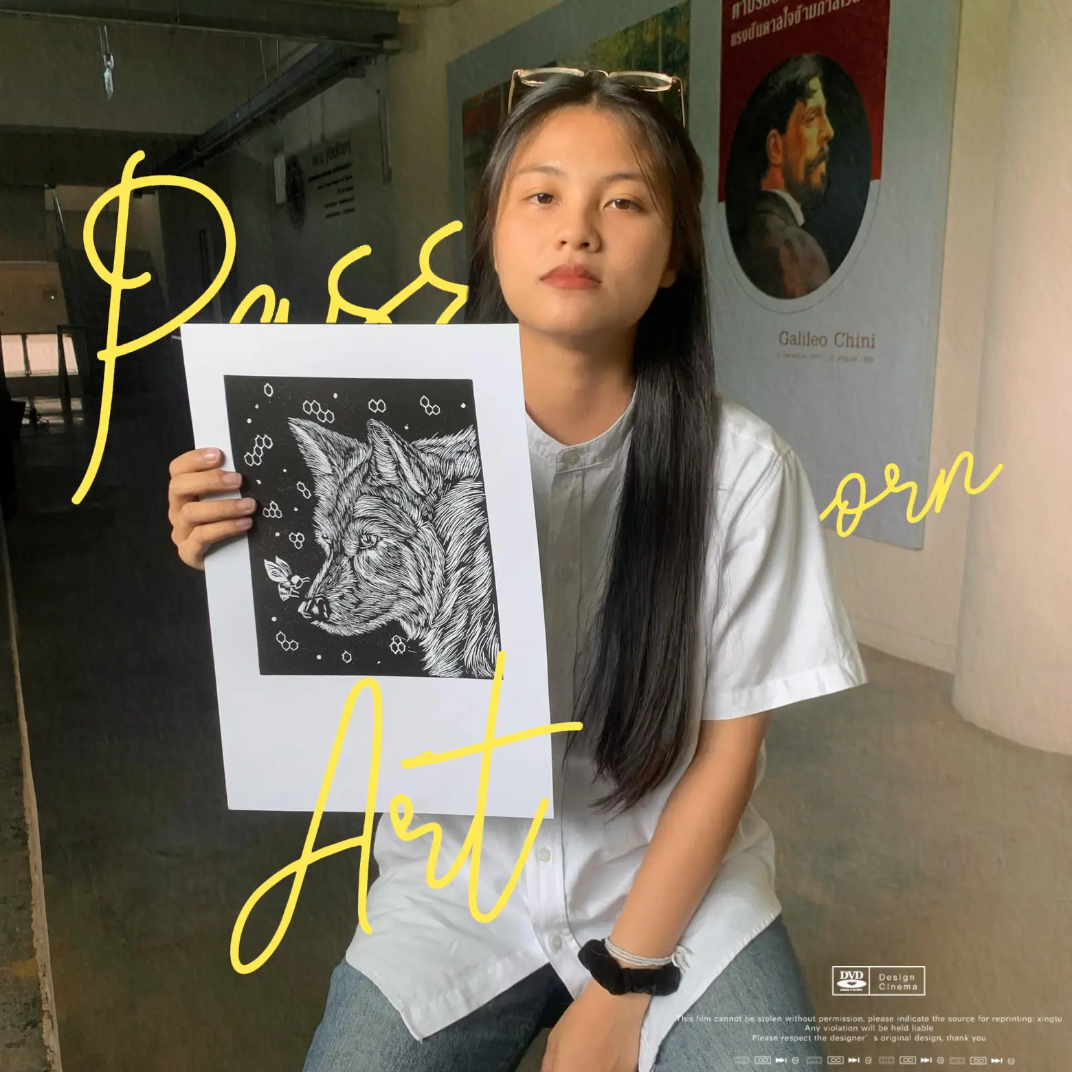 ภาพพิมพ์ woodcut ️ | แกลเลอรีที่โพสต์โดย Passorn art | Lemon8