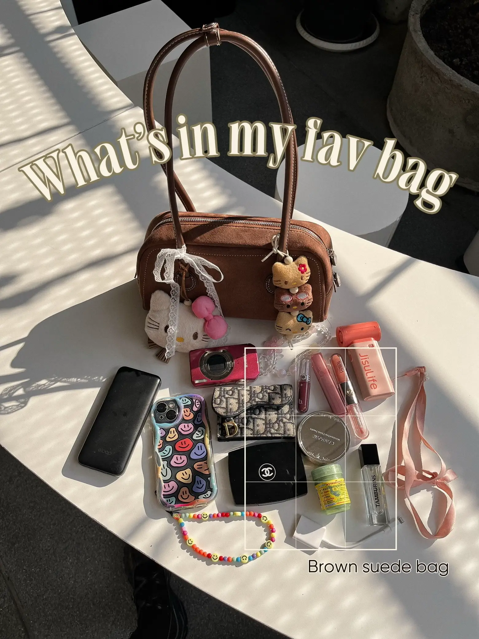 What’s in my fav bag เราจะมีกระเป๋าสีน้ำตาลอีก100ใบ🤎 | แกลเลอรีที่โพสต์ ...