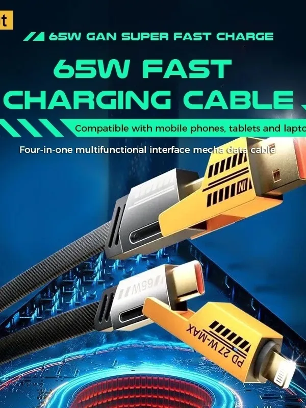 4IN1 Fast Charging Cable | Video published by DR.DIY | Lemon8