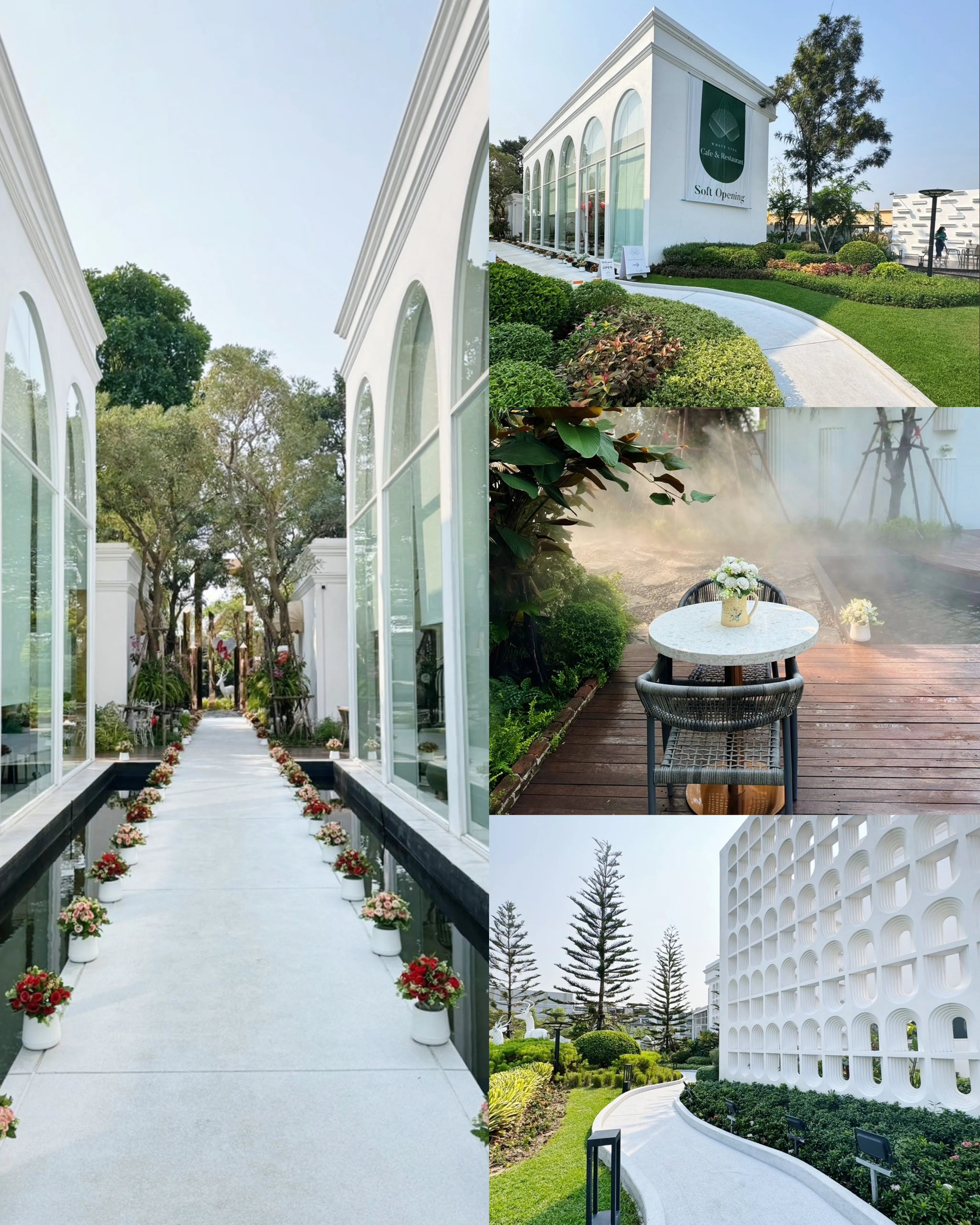 คาเฟ่เปิดใหม่ WhiteLine Cafe & Restaurant♥️ | แกลเลอรีที่โพสต์โดย อา ...