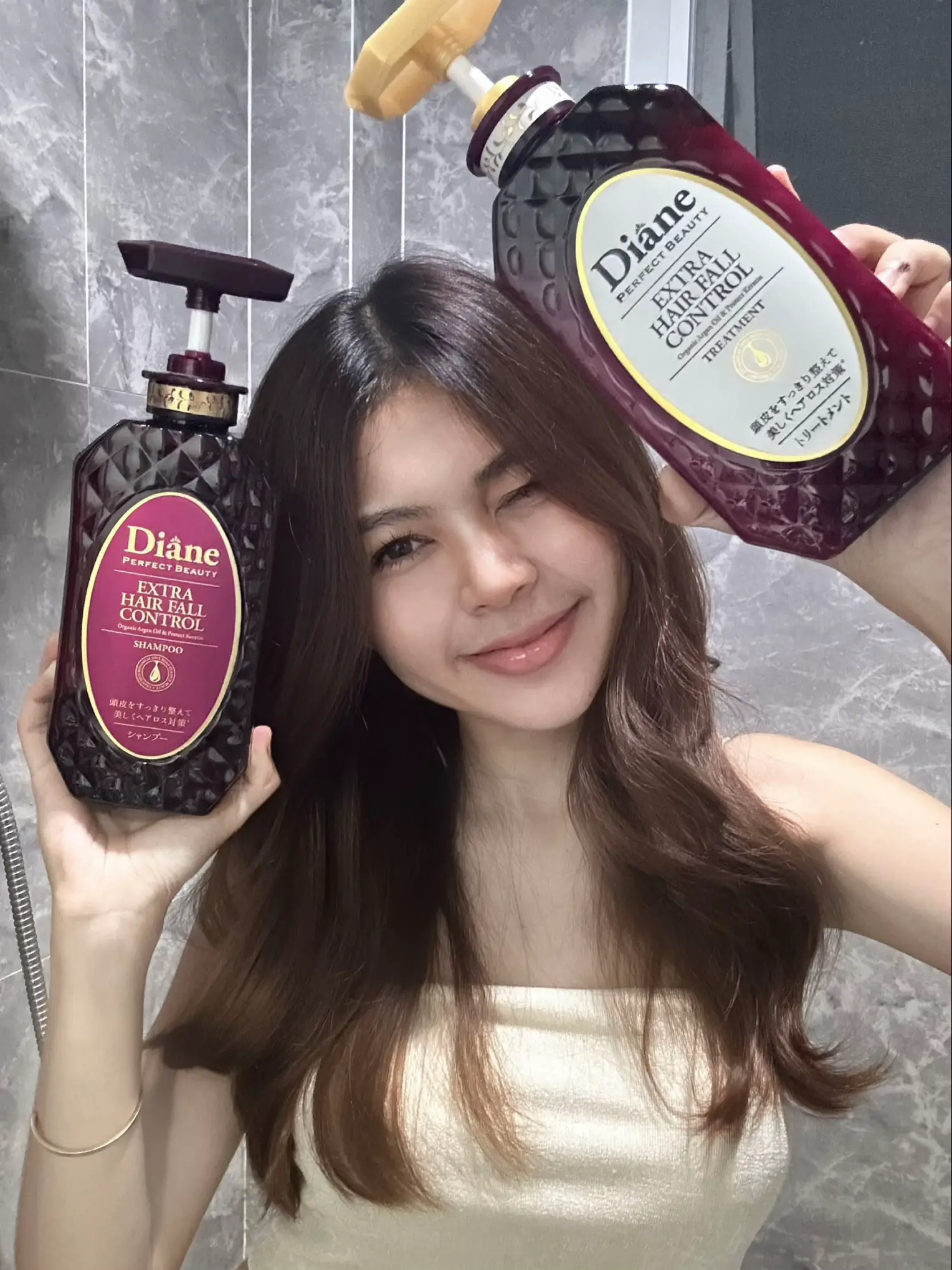 Diane บำรุงผมหนา บอกลาผมร่วง 🧴 | แกลเลอรีที่โพสต์โดย Paii🧸 | Lemon8