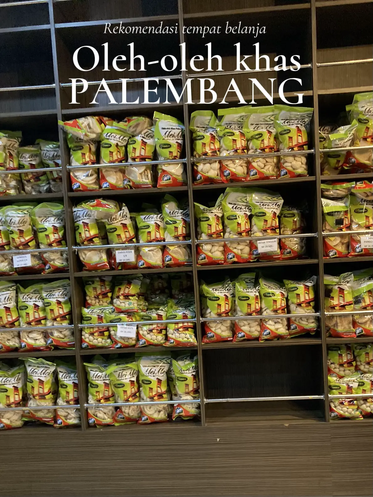 Rekomendasi tempat belanja oleh-oleh di PALEMBANG | Galeri diposting oleh Rinta | Lemon8