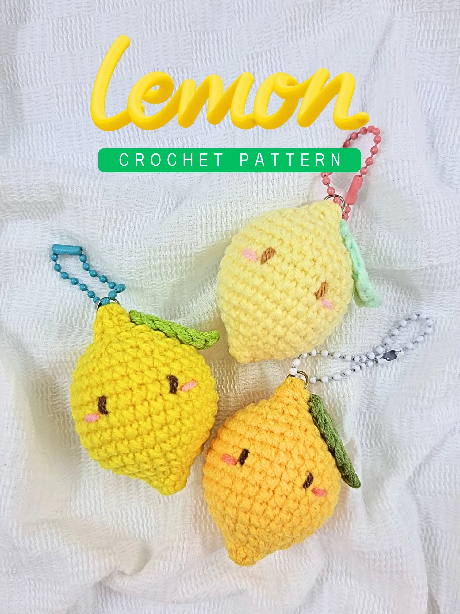 Lemon 🍋 crochet pattern | แกลเลอรีที่โพสต์โดย Radaa.Crochet | Lemon8