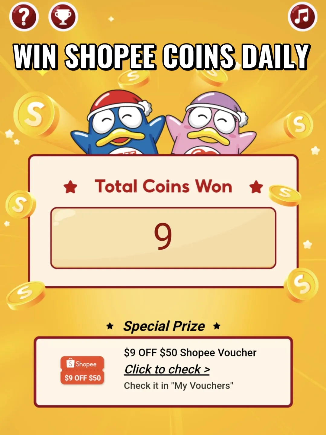 Get free Shopee Coins daily just by shaking 🤝🪇 | Gallery posted by ...