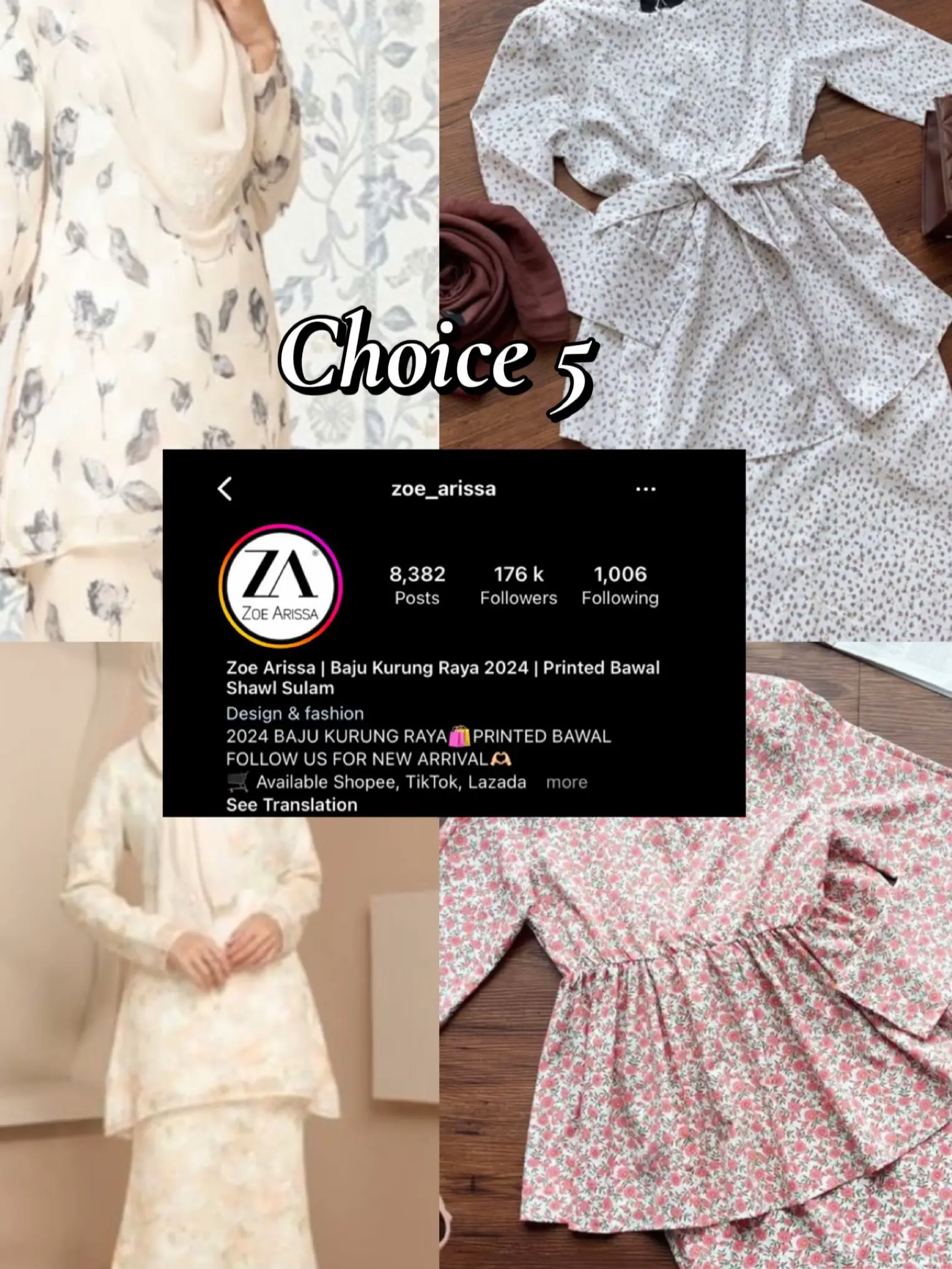 Guys Help Me Choose my 2024 Baju Raya! | Galeri disiarkan oleh syasyaayusoff | Lemon8