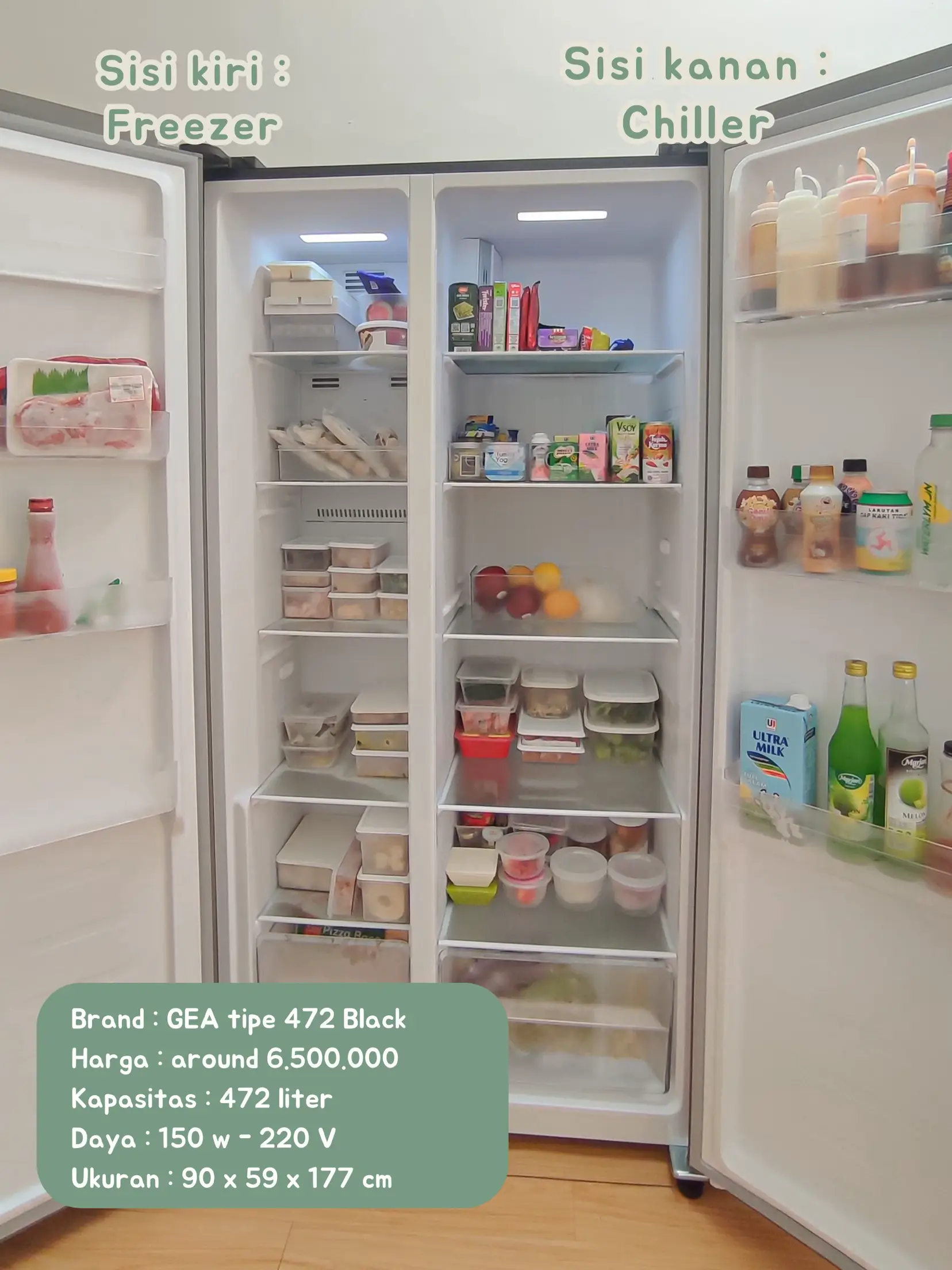 20 ide Rekomendasi Design Kitchen Set Kulkas Side by Side teratas di 2024