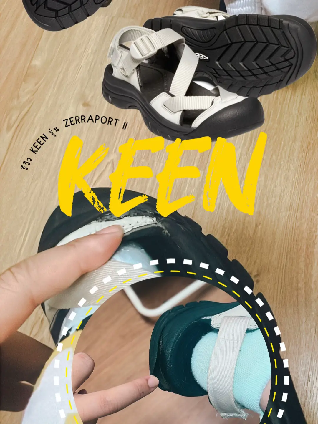 รีวิว KEEN รุ่น ZERRAPORT II | แกลเลอรีที่โพสต์โดย Aytimide🌻 | Lemon8