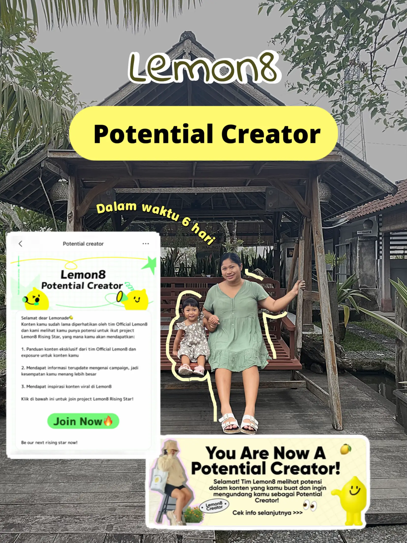 Potential Creator dalam waktu 6 hari 🍋 | Galeri diposting oleh Mama Dara | Lemon8