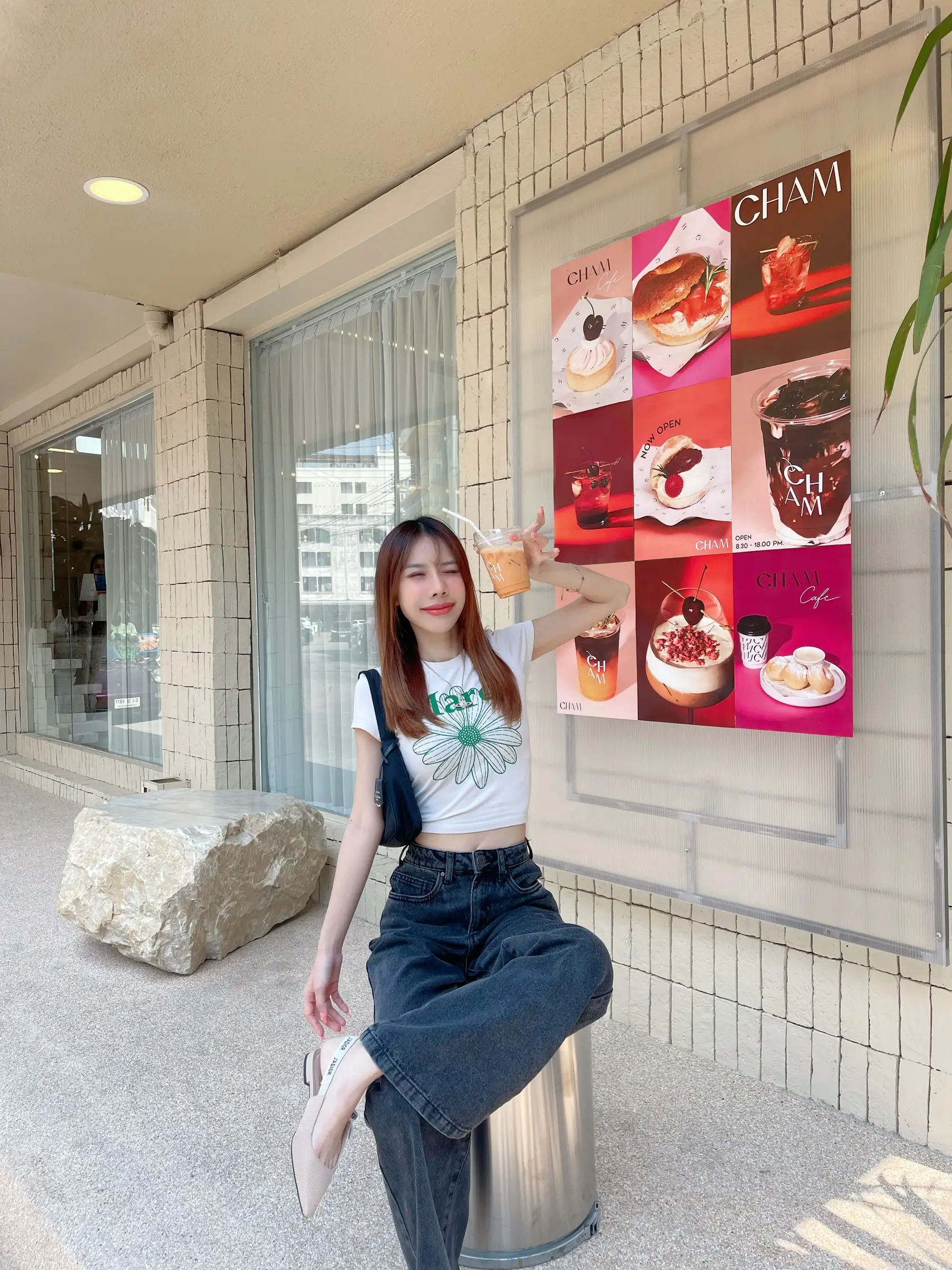 CHAM THING คาเฟ่เปิดใหม่ย่านปิ่นเกล้า | แกลเลอรีที่โพสต์โดย mmanthitaa | Lemon8