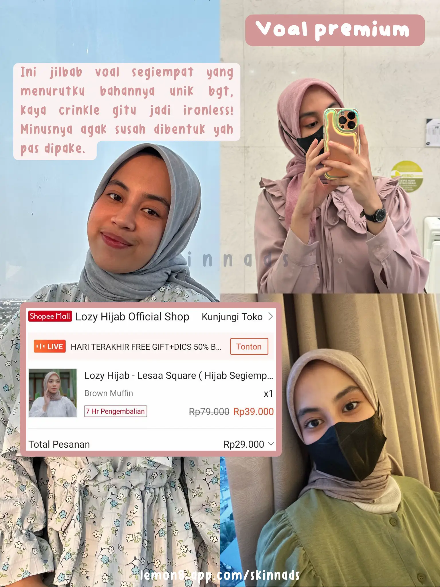 SPILL TOKO JILBAB ONLINE LANGGANAN! Bagus2 bgt🫶🥹 | Galeri diposting oleh Nadiah A | Lemon8