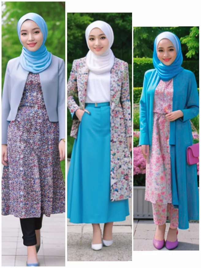 Fashion Hijab Flowers Style | Galeri diposting oleh Bunyi Mu | Lemon8
