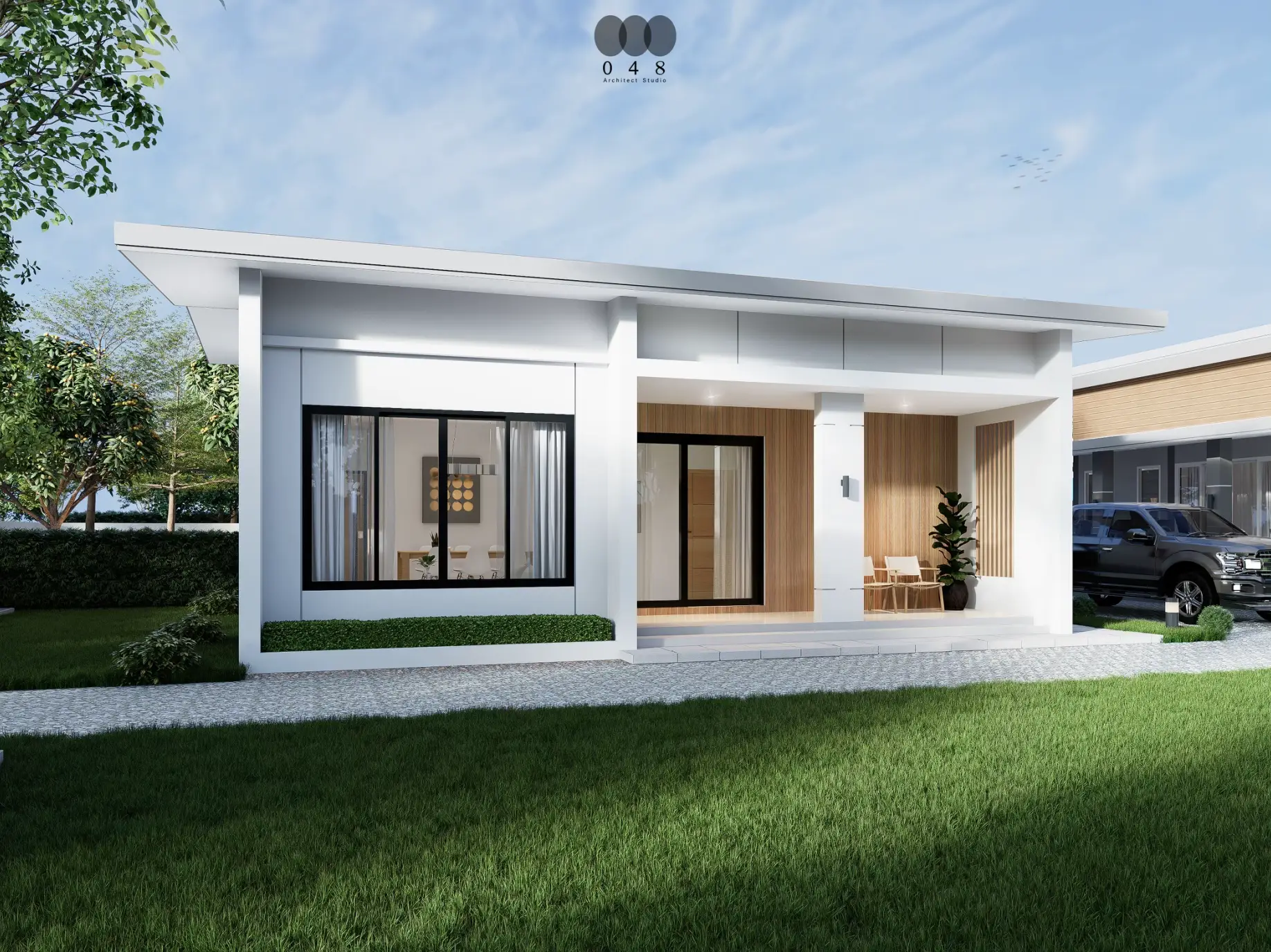 ออกแบบบ้าน Modern-Minimal Style | แกลเลอรีที่โพสต์โดย 048 Architect ...